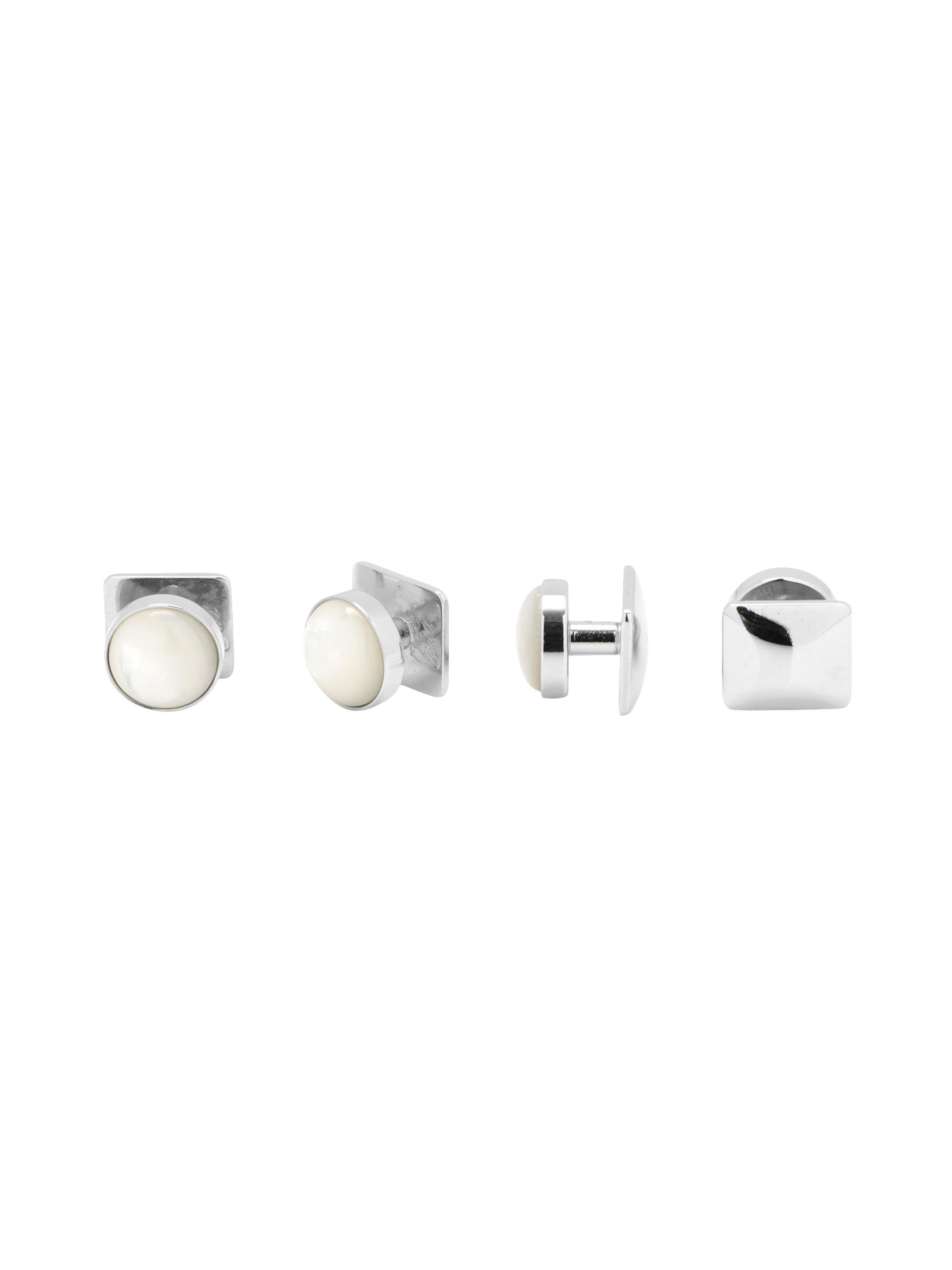 Cufflinks, Inc. Metal & Mother Of Pearl Studs | Saks Fifth Avenue
