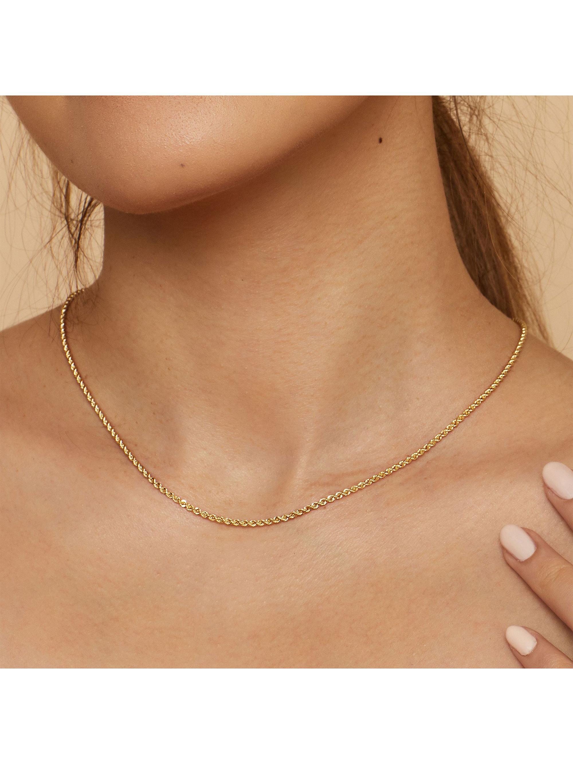 Oradina 14K Yellow Gold Roman Rope Necklace | Saks Fifth Avenue