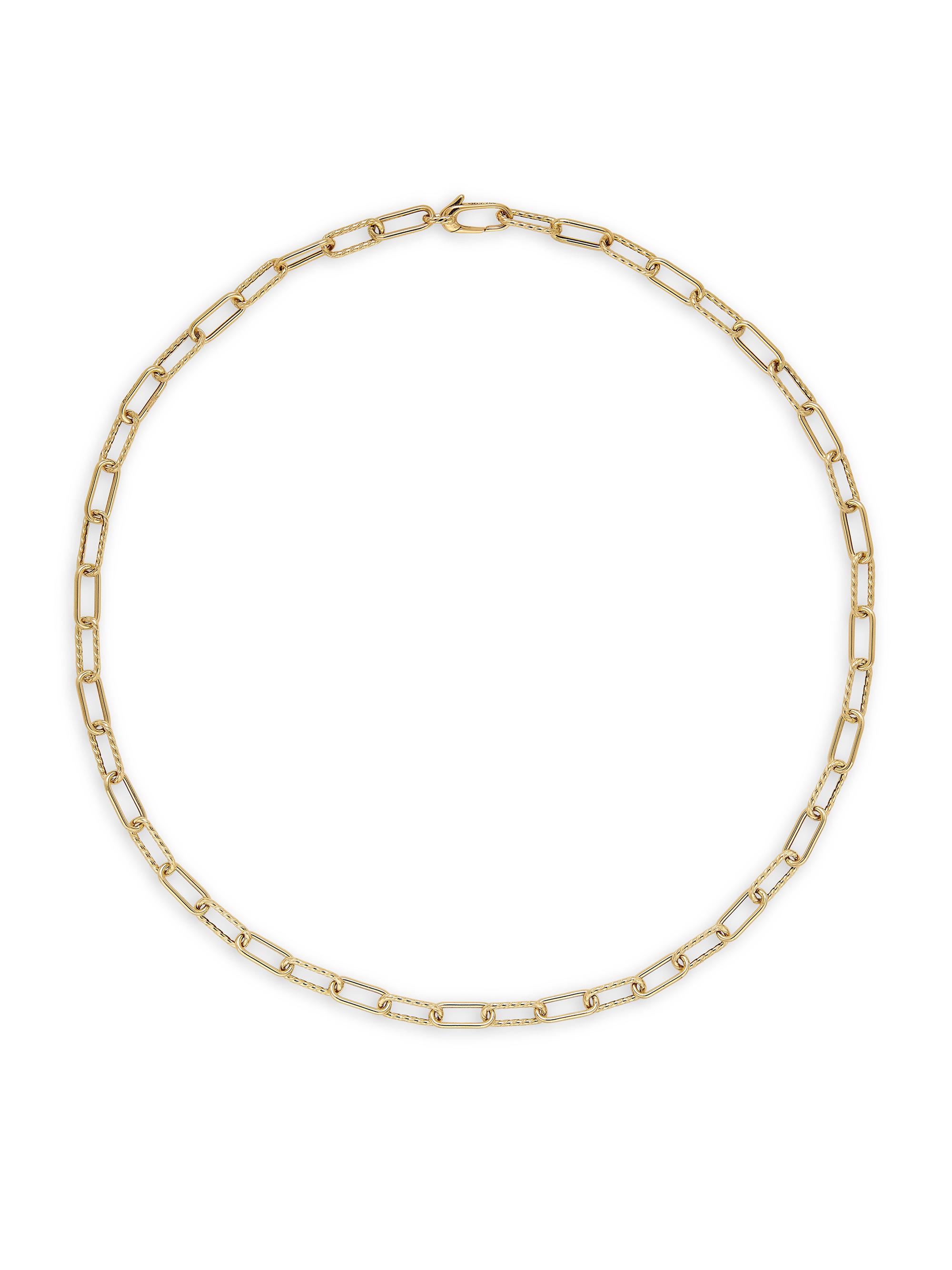 David Yurman Madison Chain Necklace in 18K Yellow Gold, 4MM | Saks ...