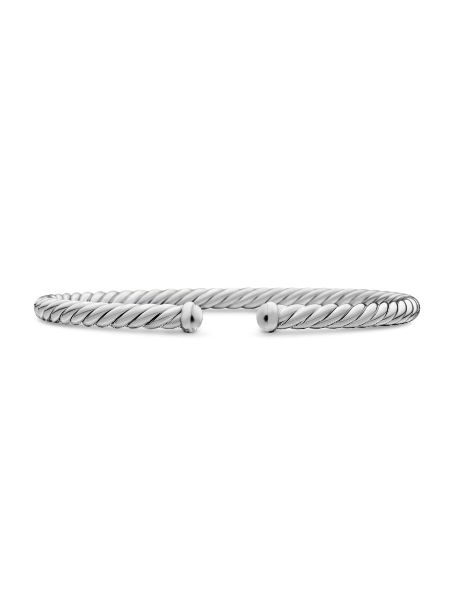 David Yurman Cable Spira Bracelet in 18K Gold | Saks Fifth Avenue