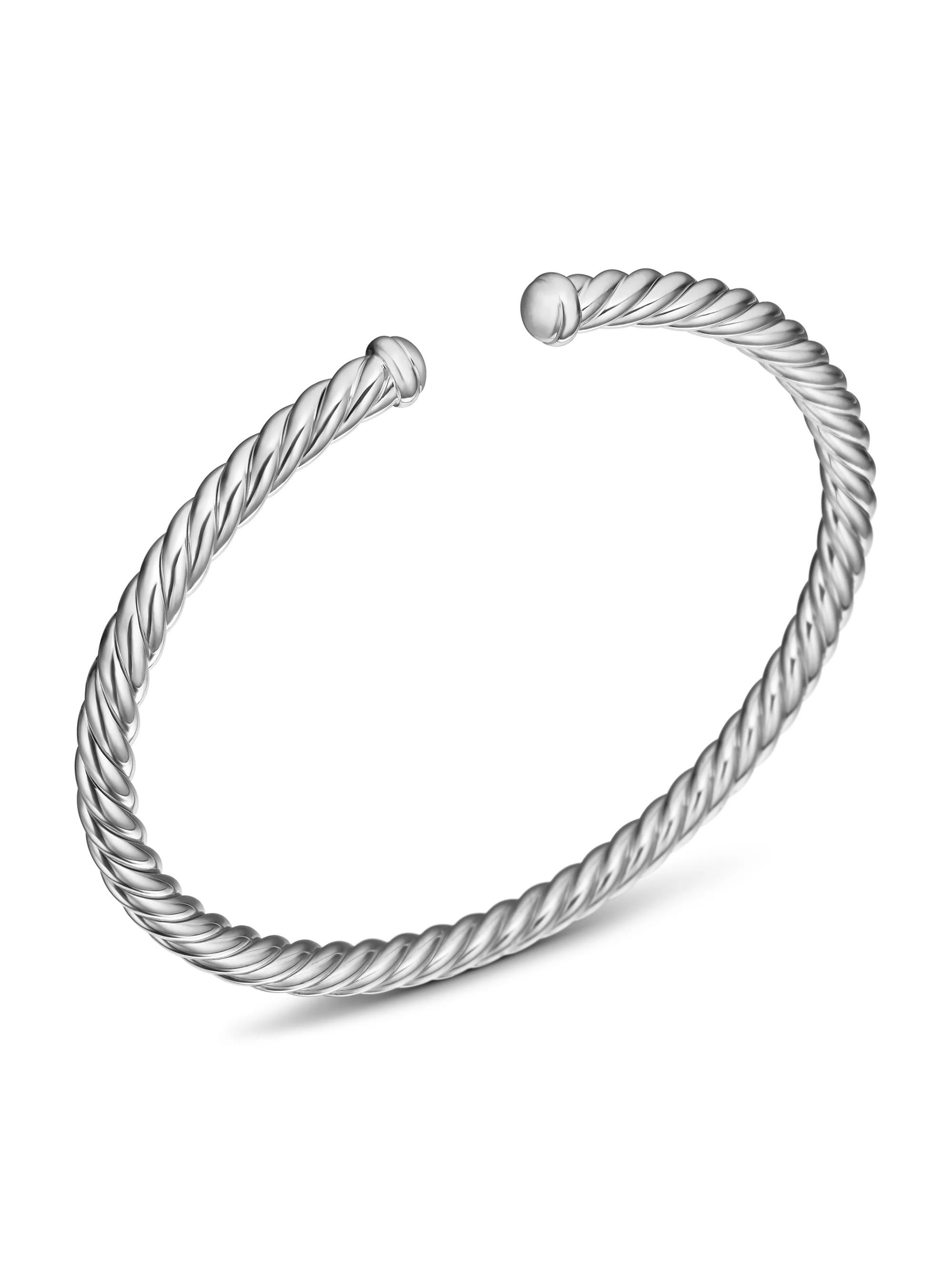 David Yurman Cable Spira Bracelet in 18K Gold | Saks Fifth Avenue
