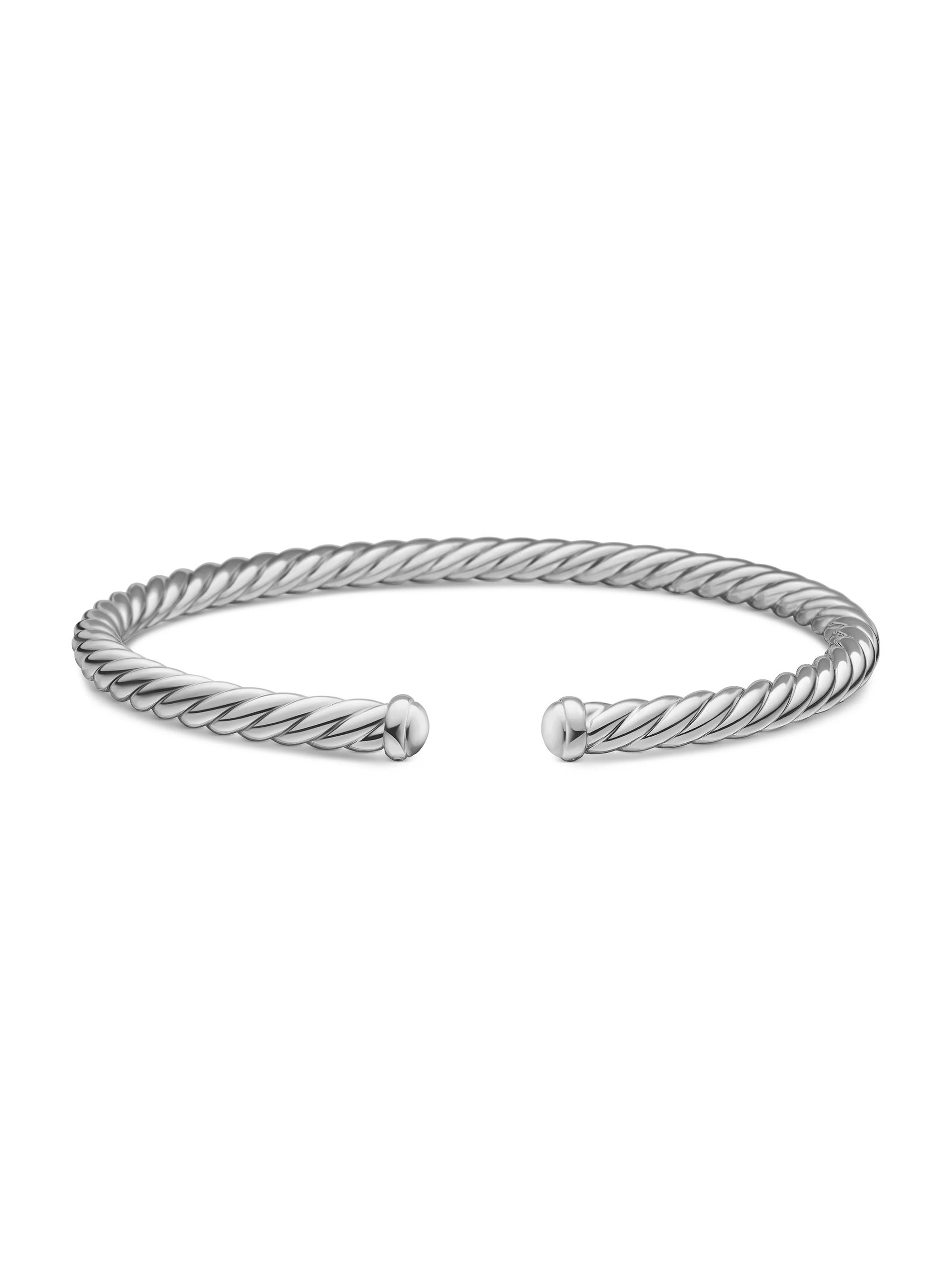 David Yurman Cable Spira Bracelet in 18K Gold | Saks Fifth Avenue