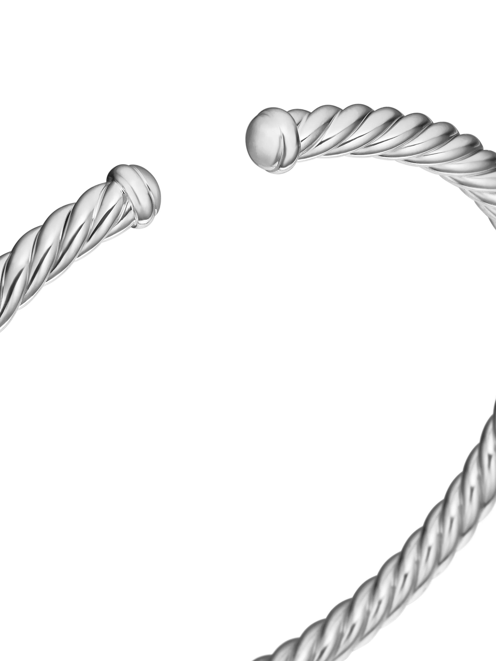 David Yurman Cable Spira Bracelet in 18K Gold | Saks Fifth Avenue