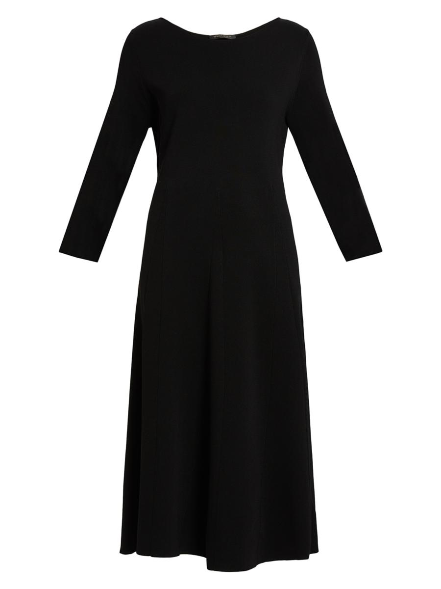 Marina Rinaldi Gabrielle Knit Long Sleeve Dress | Saks Fifth Avenue