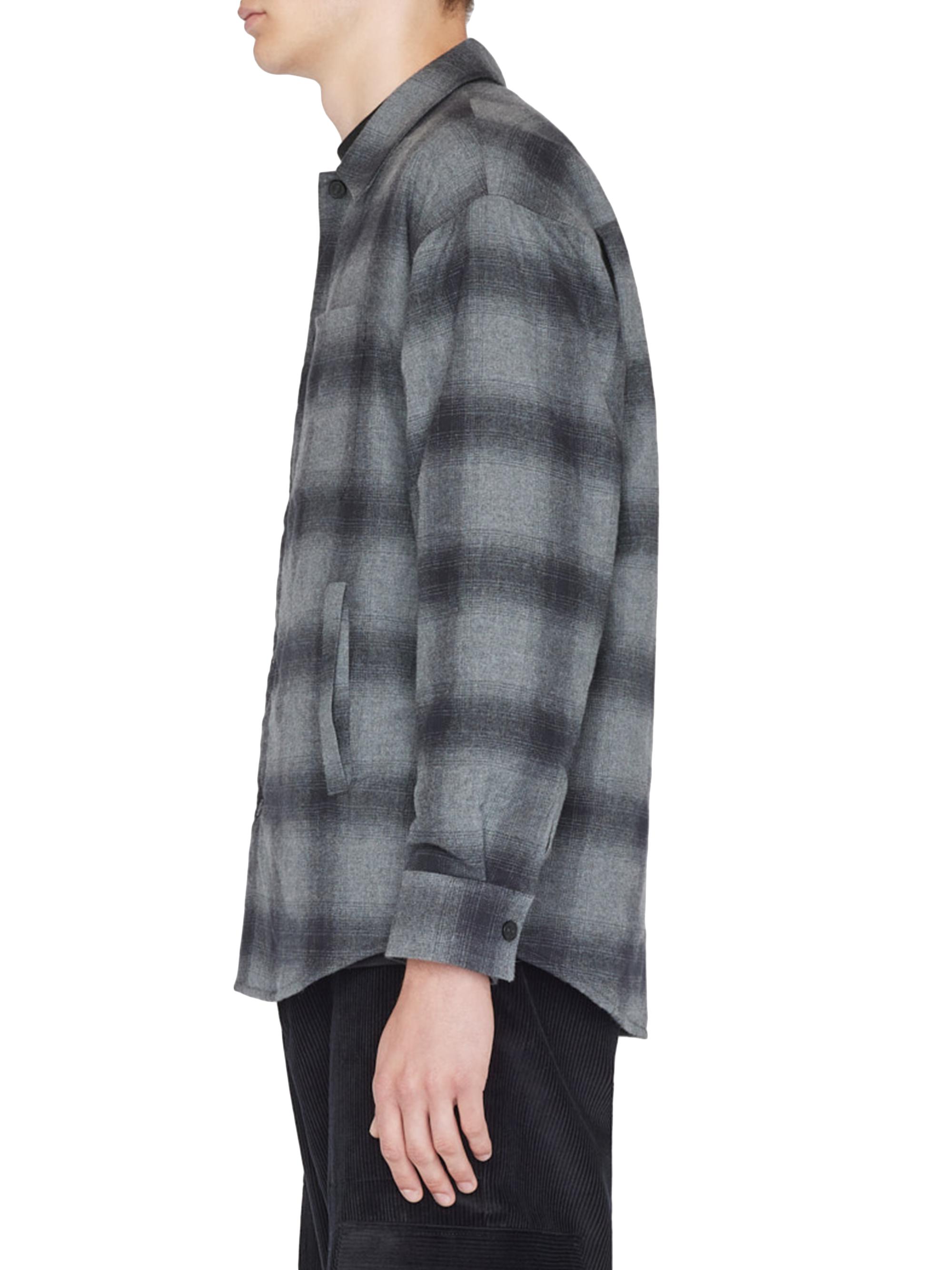 FRAME Padded Plaid Overshirt | Saks Fifth Avenue