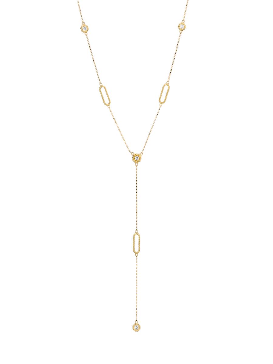 Roberto Coin Tiny Treasures 18K Yellow Gold & 0.24 TCW Diamond Lariat ...