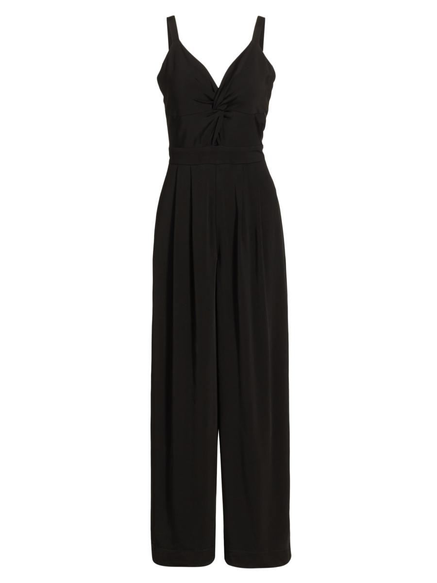 Elie Tahari The Helena Twisted Wide-Leg Jumpsuit | Saks Fifth Avenue