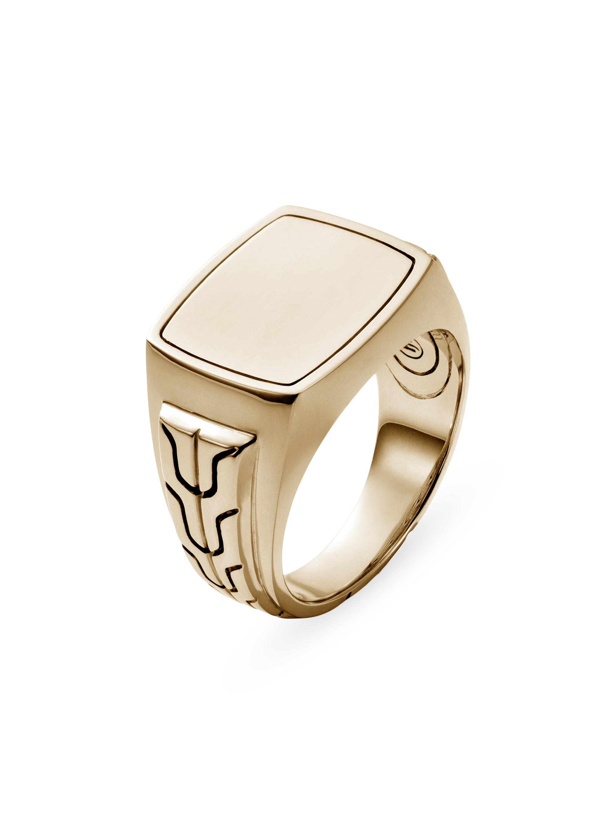 Shop John Hardy 14K Gold Signet Ring | Saks Fifth Avenue