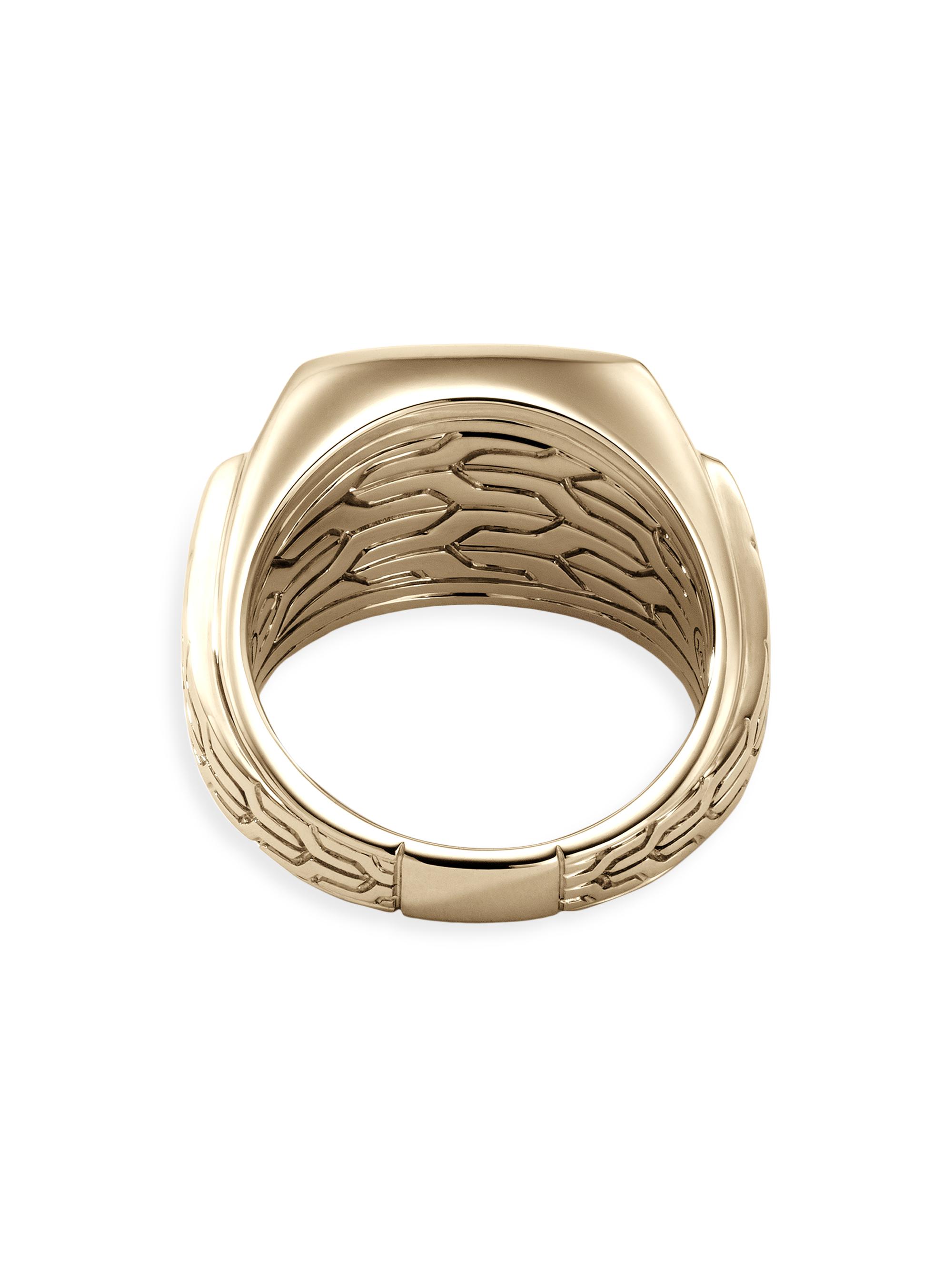 Shop John Hardy 14K Gold Signet Ring | Saks Fifth Avenue