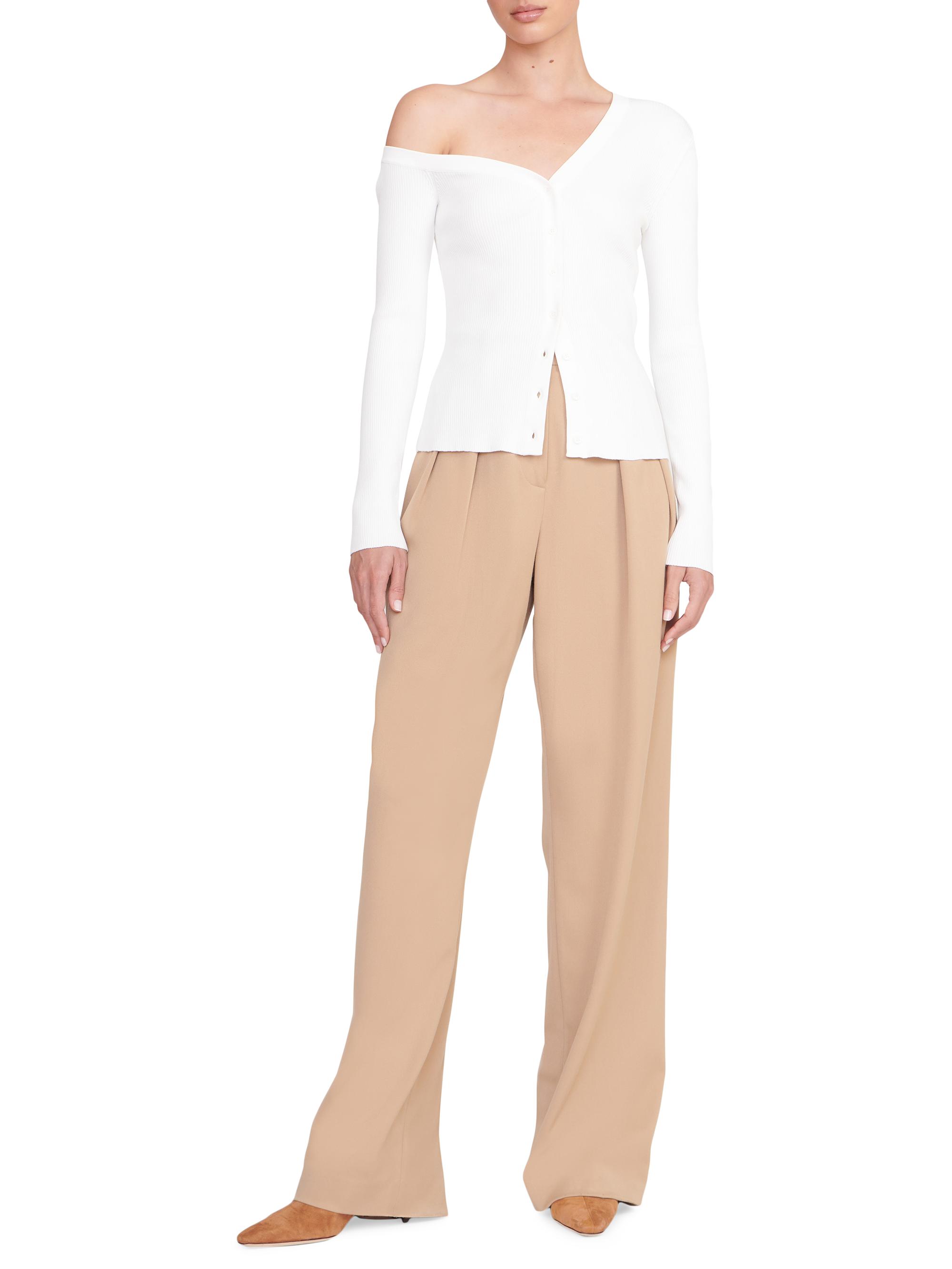 Shop Staud Craftsman Asymmetric Sweater | Saks Fifth Avenue