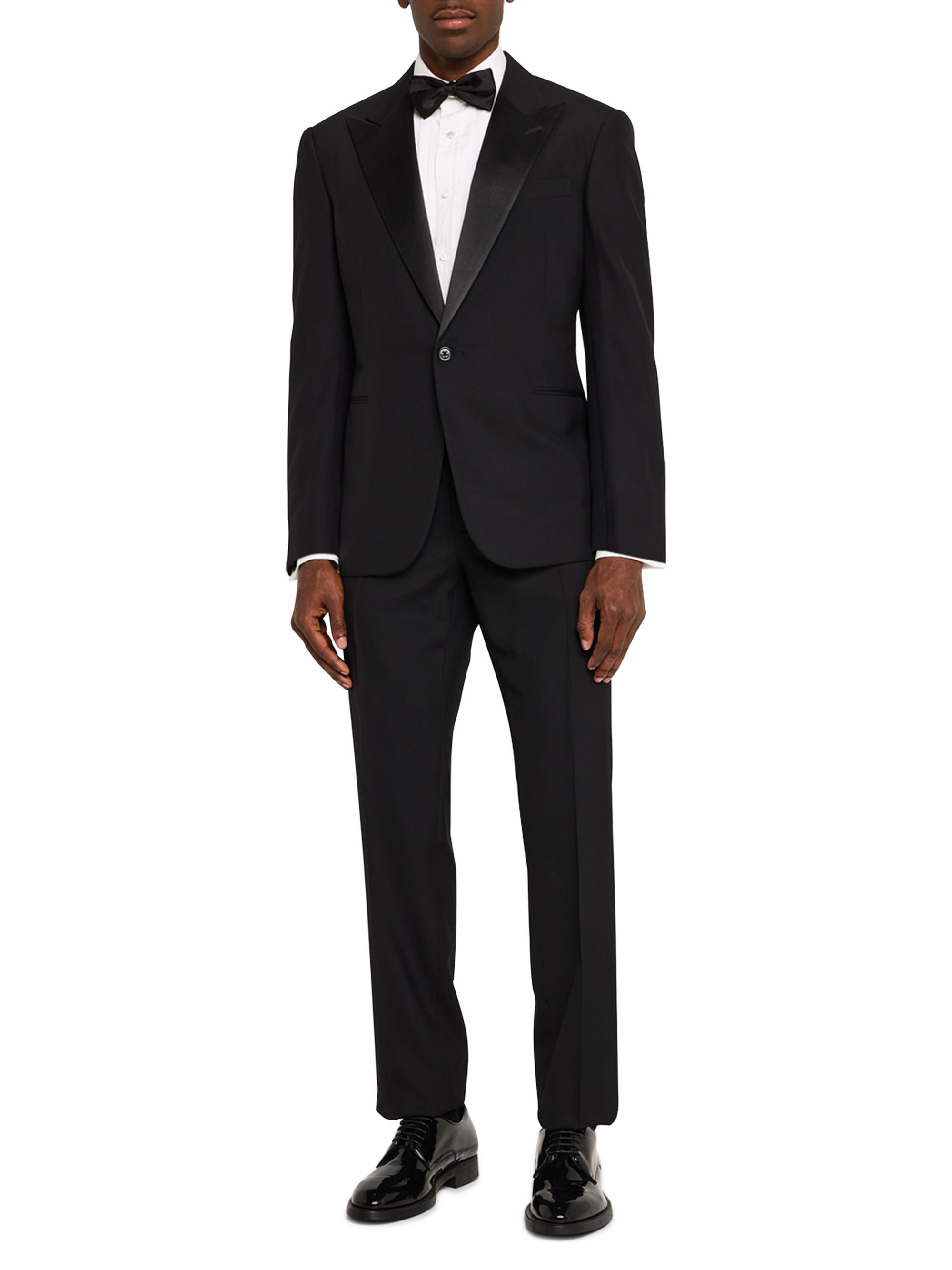 Ralph Lauren Purple Label Slim-Fit Gregory Barathea Wool Tuxedo | Saks ...