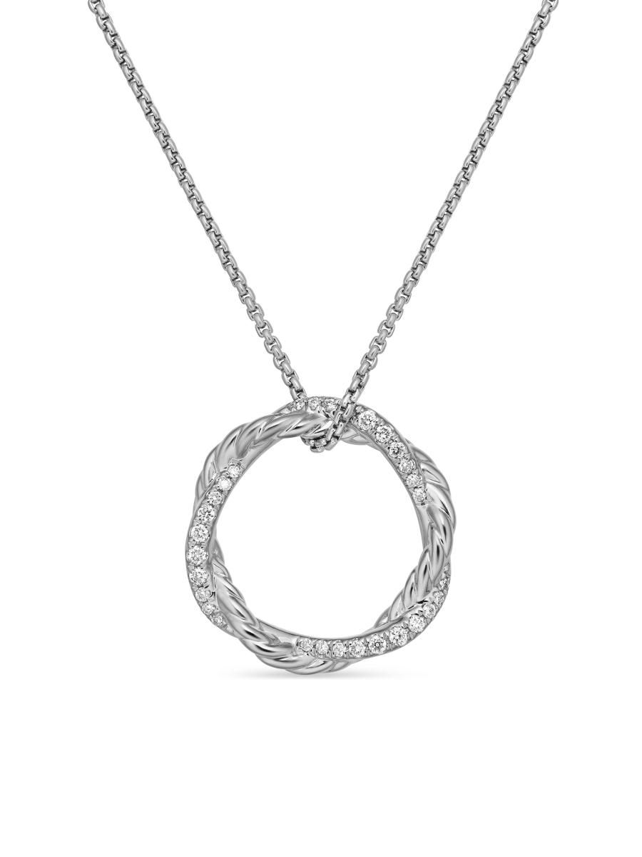 David Yurman Petite Infinity Pendant Necklace in Sterling Silver with ...