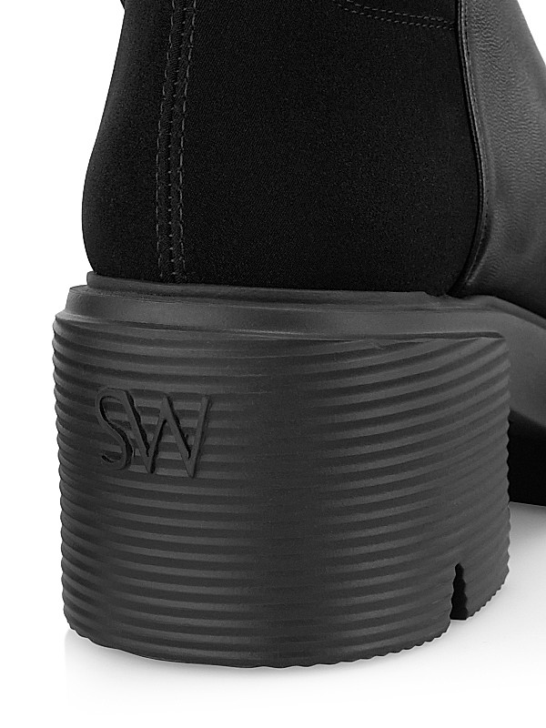 Shop Stuart Weitzman 5050 Soho 70MM Leather Booties | Saks Shop Stuart Weitzman 5050 Soho 70MM Leather Booties | Saks