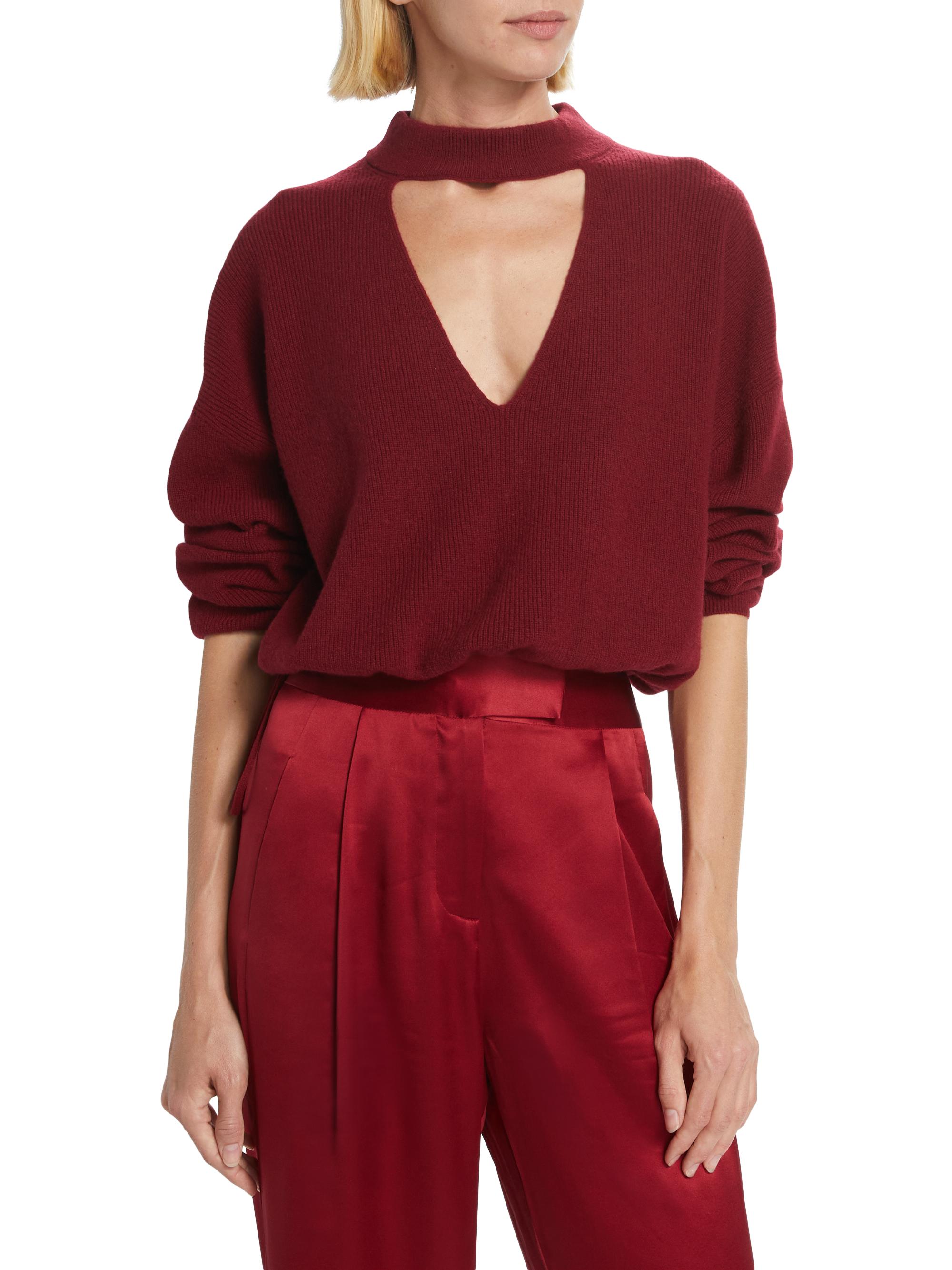 The Sei Chocker Wool Keyhole Sweater | Saks Fifth Avenue