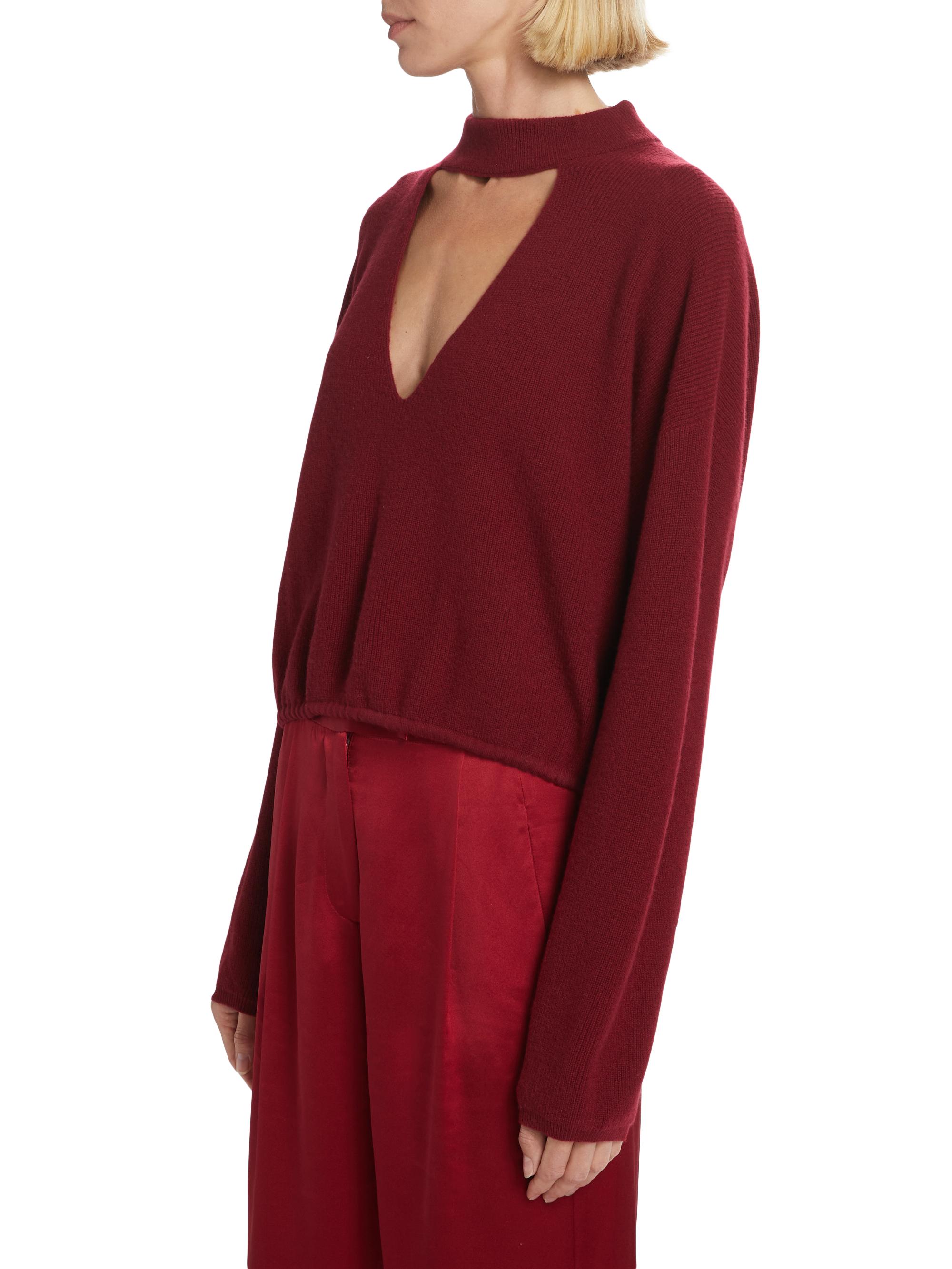 The Sei Chocker Wool Keyhole Sweater | Saks Fifth Avenue