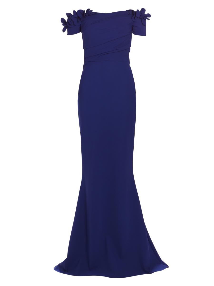 Chiara Boni La Petite Robe Yiana Floral Appliqué Gown | Saks Fifth Avenue