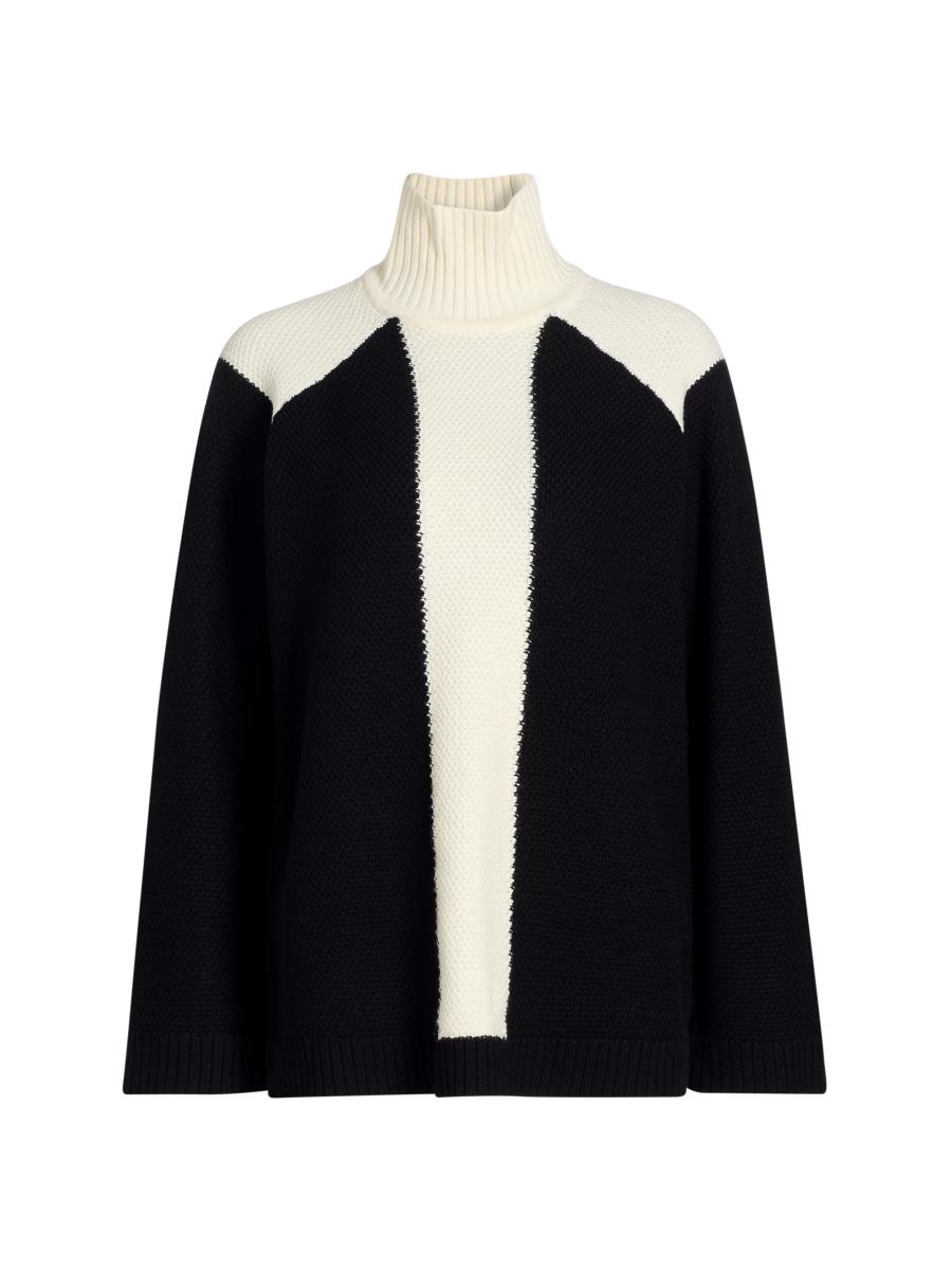 Victor Glemaud Colorblocked Wool Turtleneck Sweater | Saks Fifth Avenue