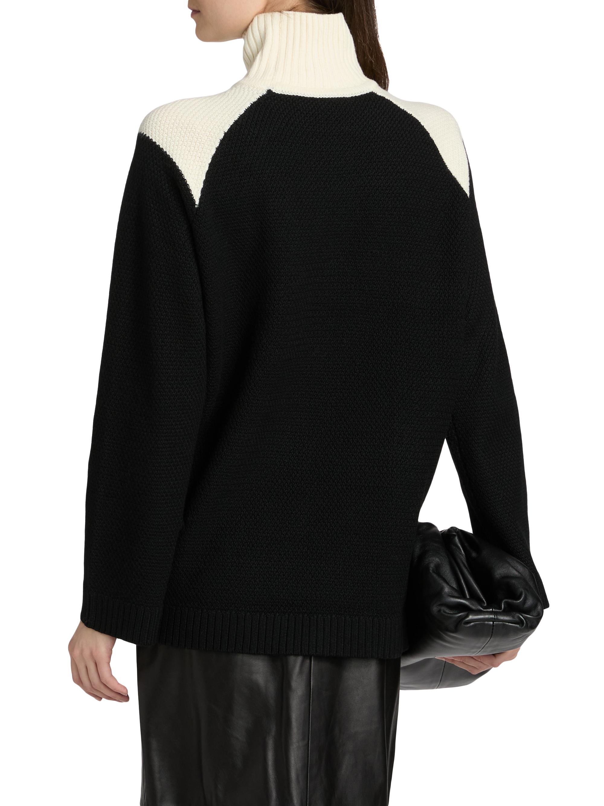 Victor Glemaud Colorblocked Wool Turtleneck Sweater | Saks Fifth Avenue