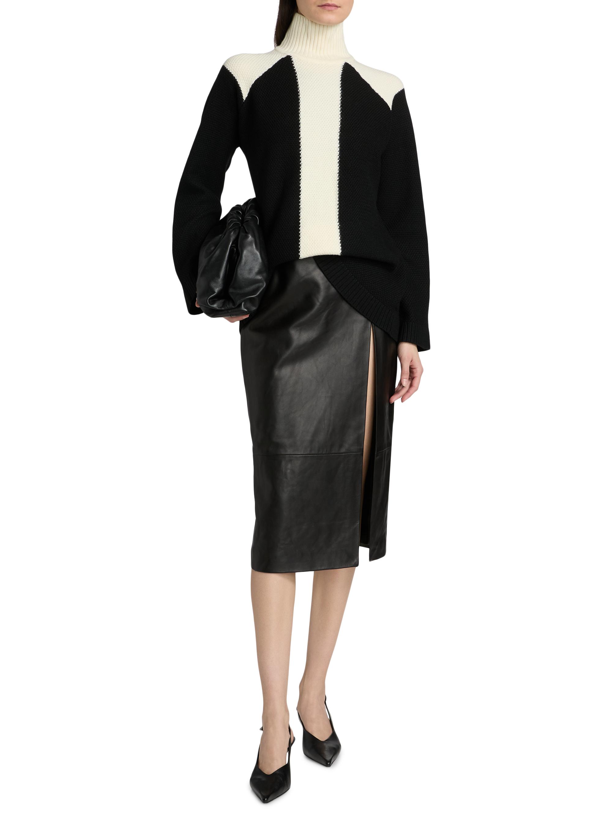 Victor Glemaud Colorblocked Wool Turtleneck Sweater | Saks Fifth Avenue