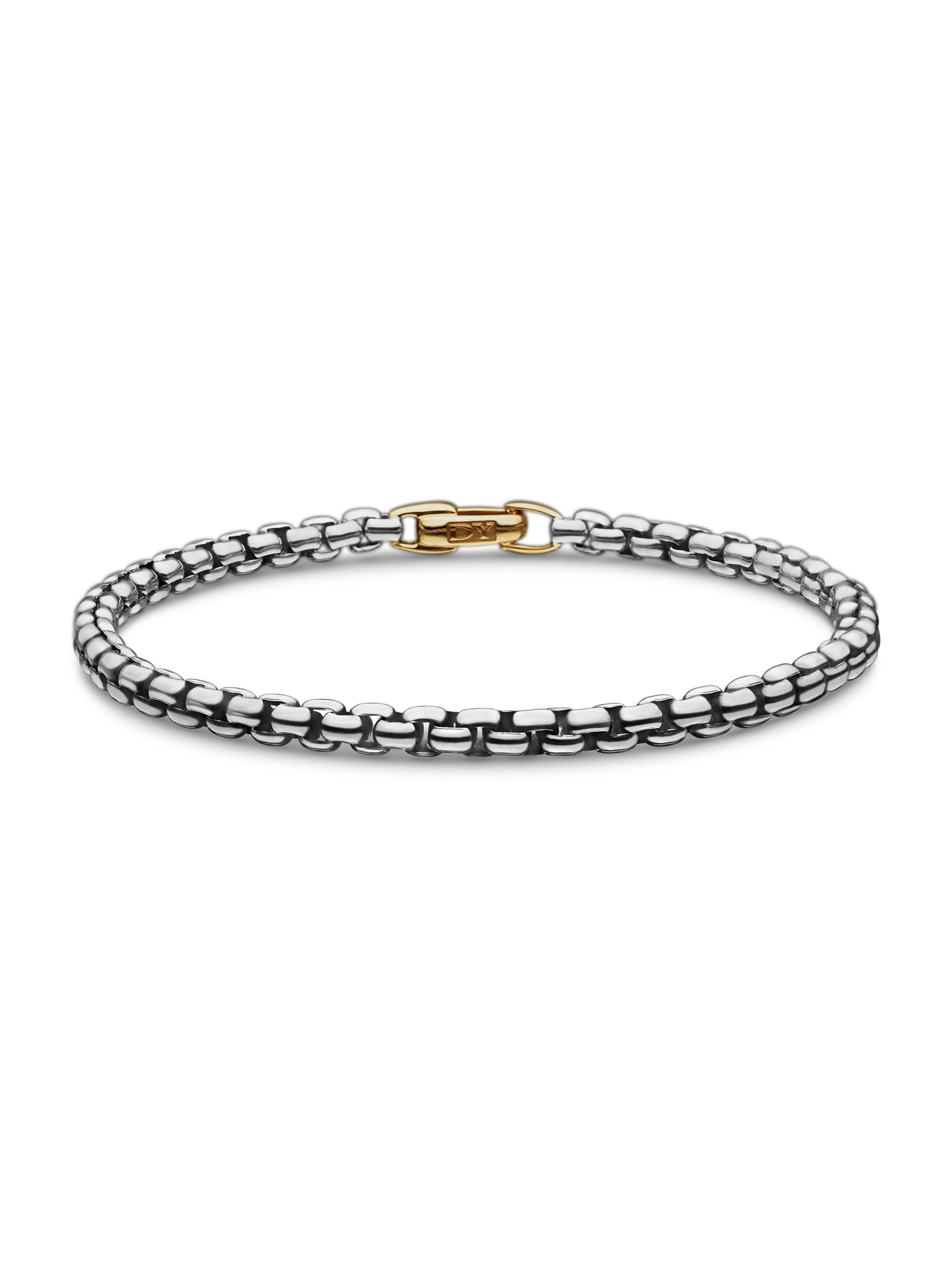 David Yurman DY Bel Aire Box Chain Bracelet in Sterling Silver | Saks ...