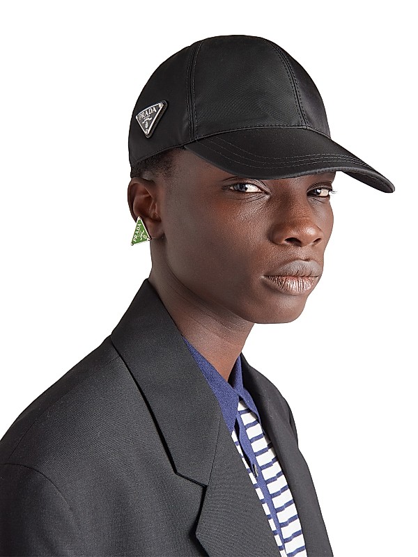 Shop Prada Re-Nylon Baseball Cap | Saks Fifth Avenue Shop Prada Re-Nylon Baseball Cap | Saks Fifth Avenue