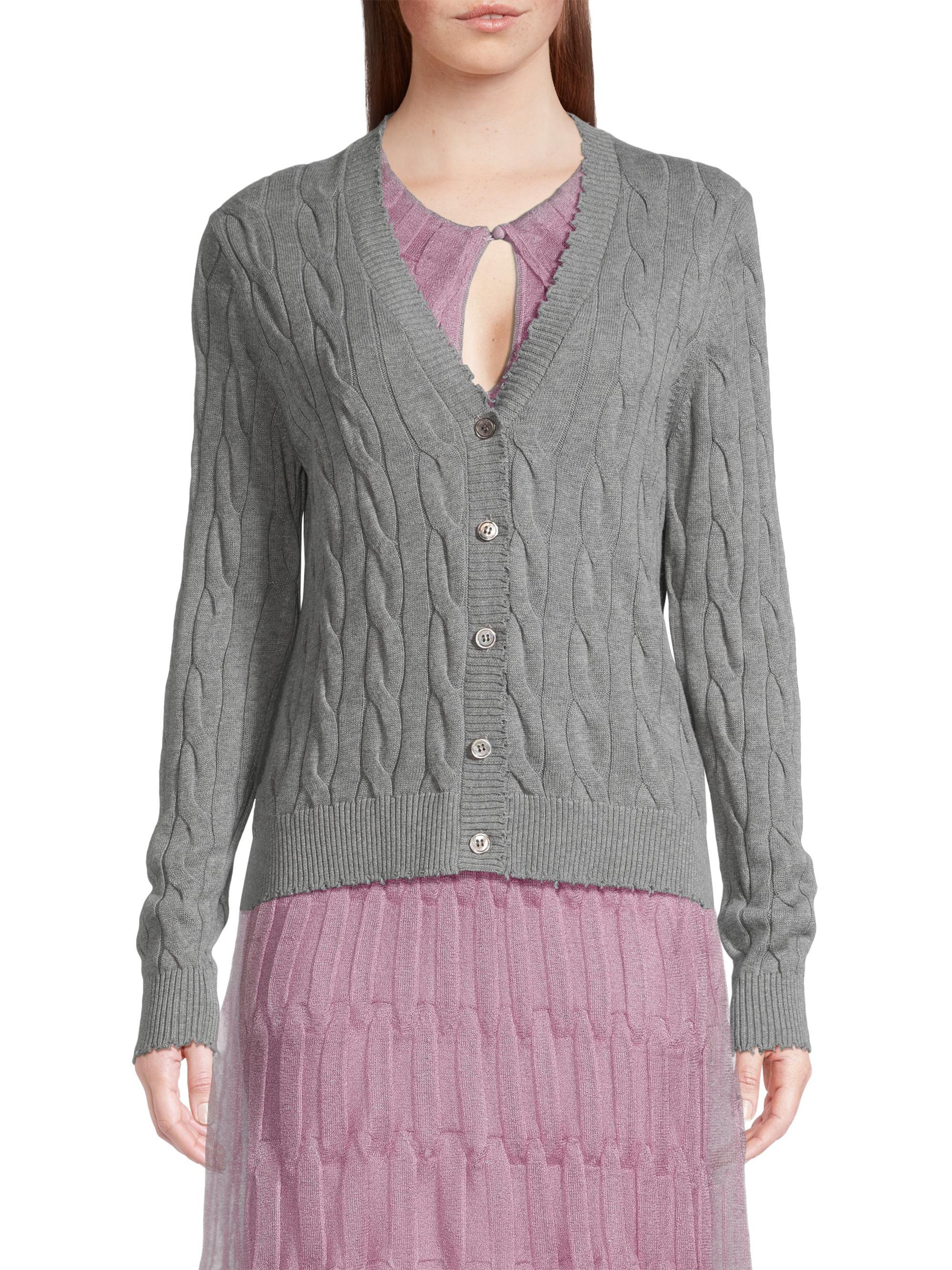 Minnie Rose Cable-Knit Cardigan | Saks Fifth Avenue