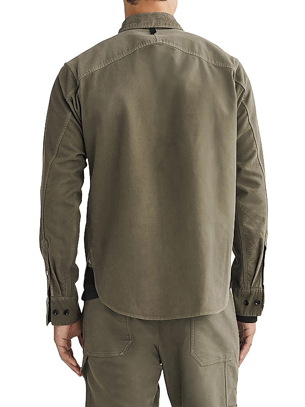 Shop rag & bone Moleskin Shirt Jacket | Saks Fifth Avenue Shop rag & bone Moleskin Shirt Jacket | Saks Fifth Avenue