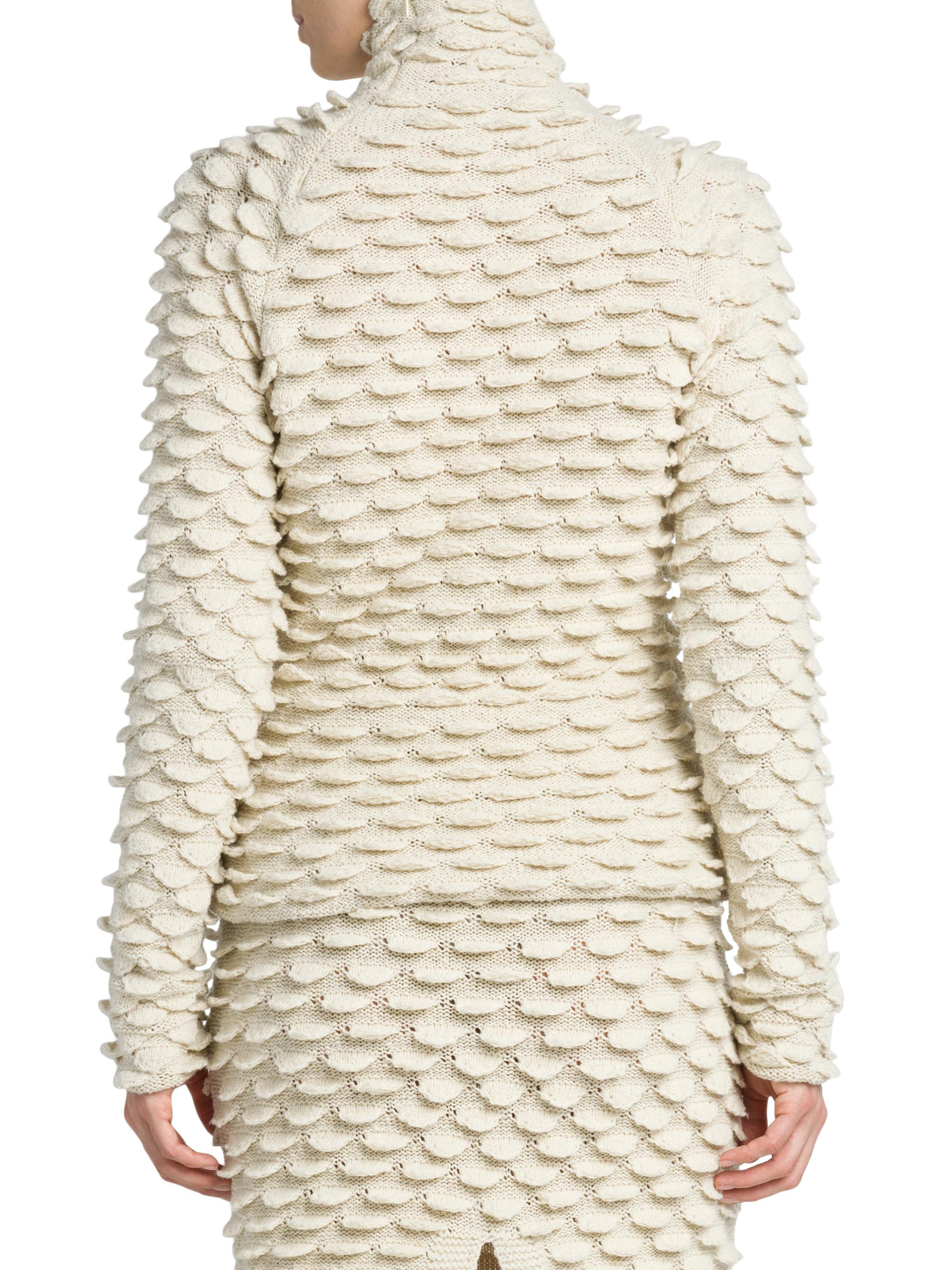 Bottega Veneta Fish Scale Wool-Blend Sweater | Saks Fifth Avenue