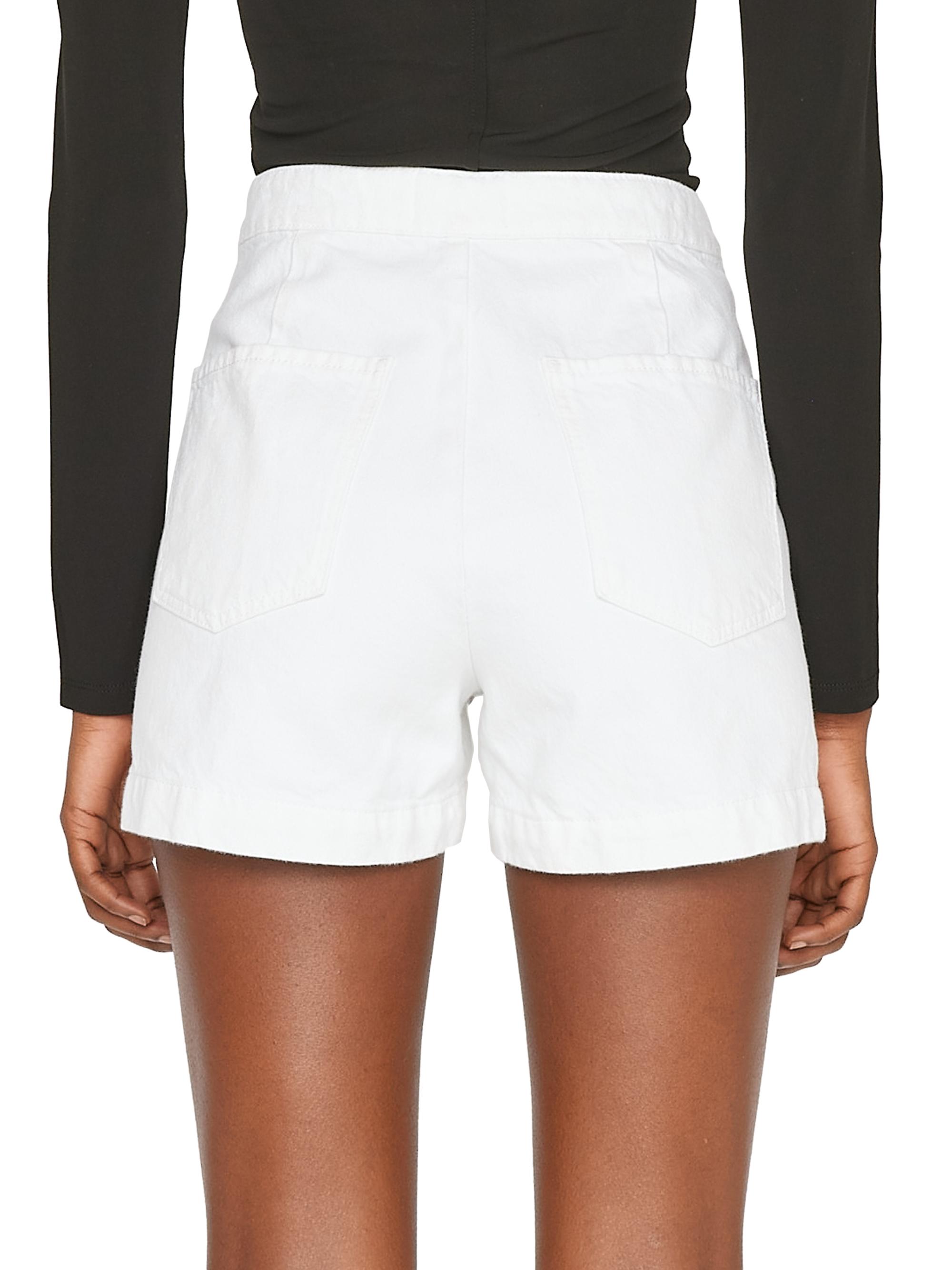Frame Sailor Snap Denim Shorts | Saks Fifth Avenue