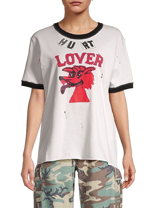 Shop ERL Hurt Lover T-Shirt | Saks Fifth Avenue Shop ERL Hurt Lover T-Shirt | Saks Fifth Avenue