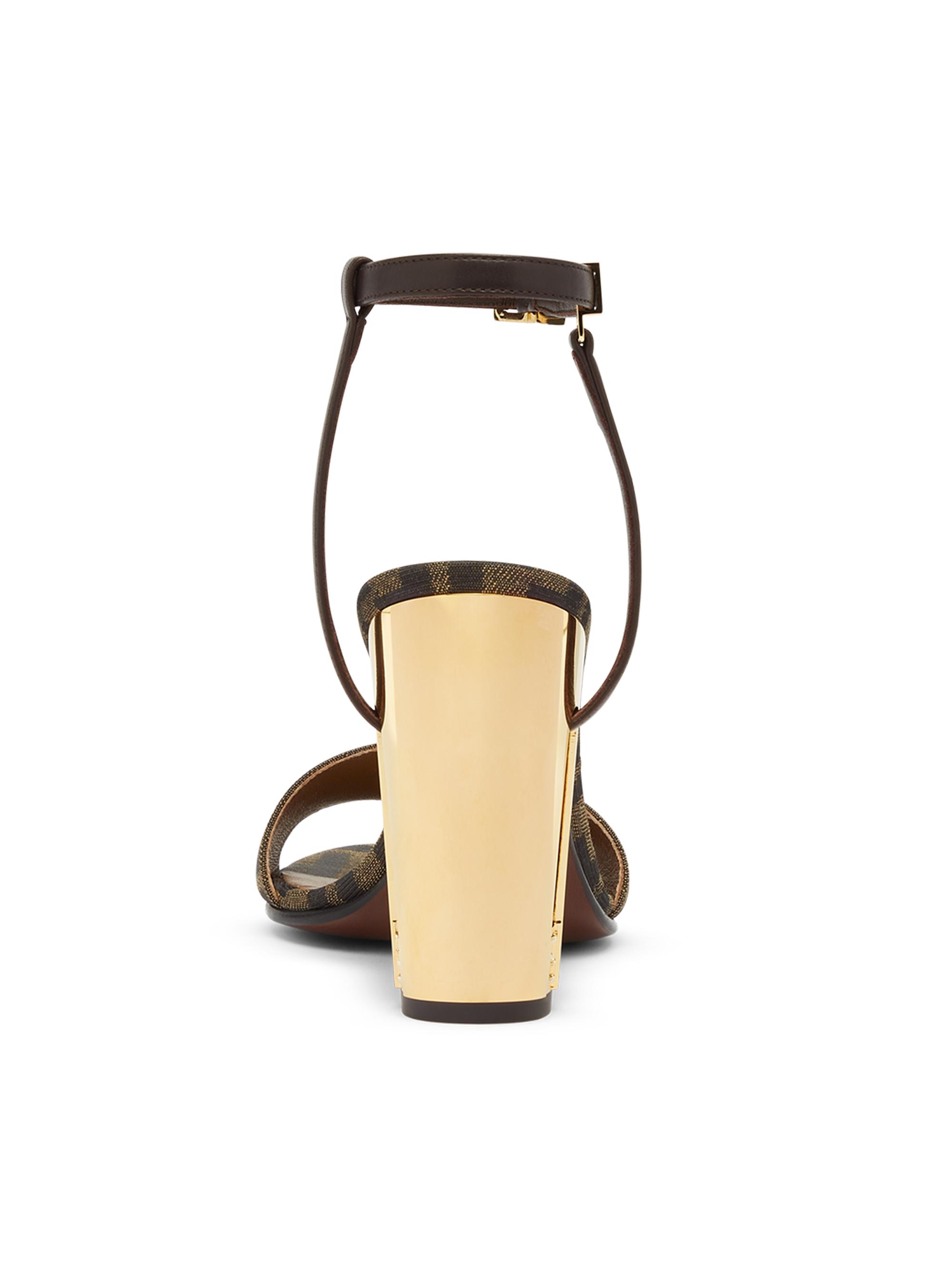 Fendi FF 95MM Traced Heel Sandals | Saks Fifth Avenue