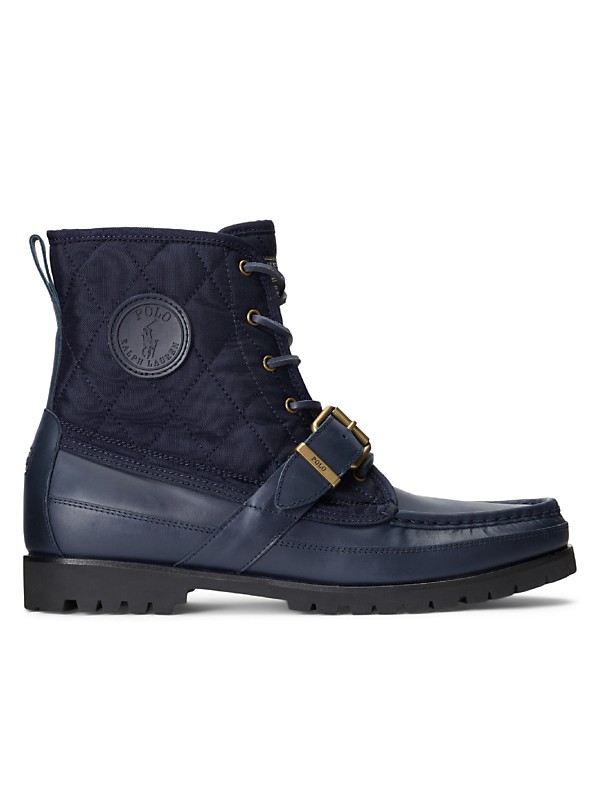 Black high top sales polo boots Black high top sales polo boots