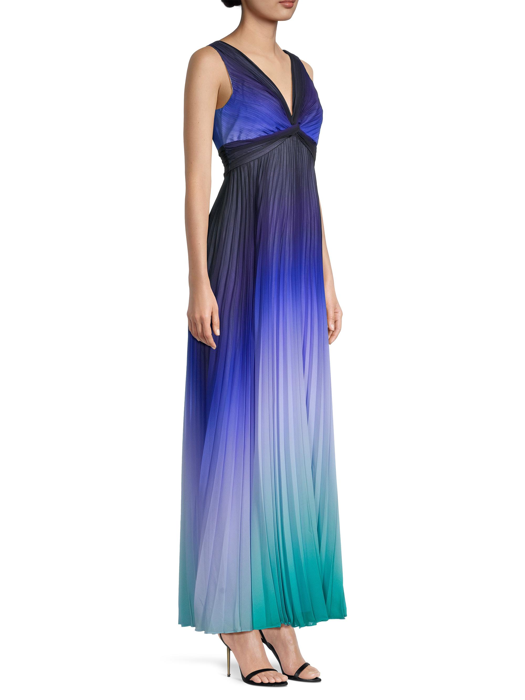 Ungaro Emme Ombré Plissé Maxi Dress | Saks Fifth Avenue