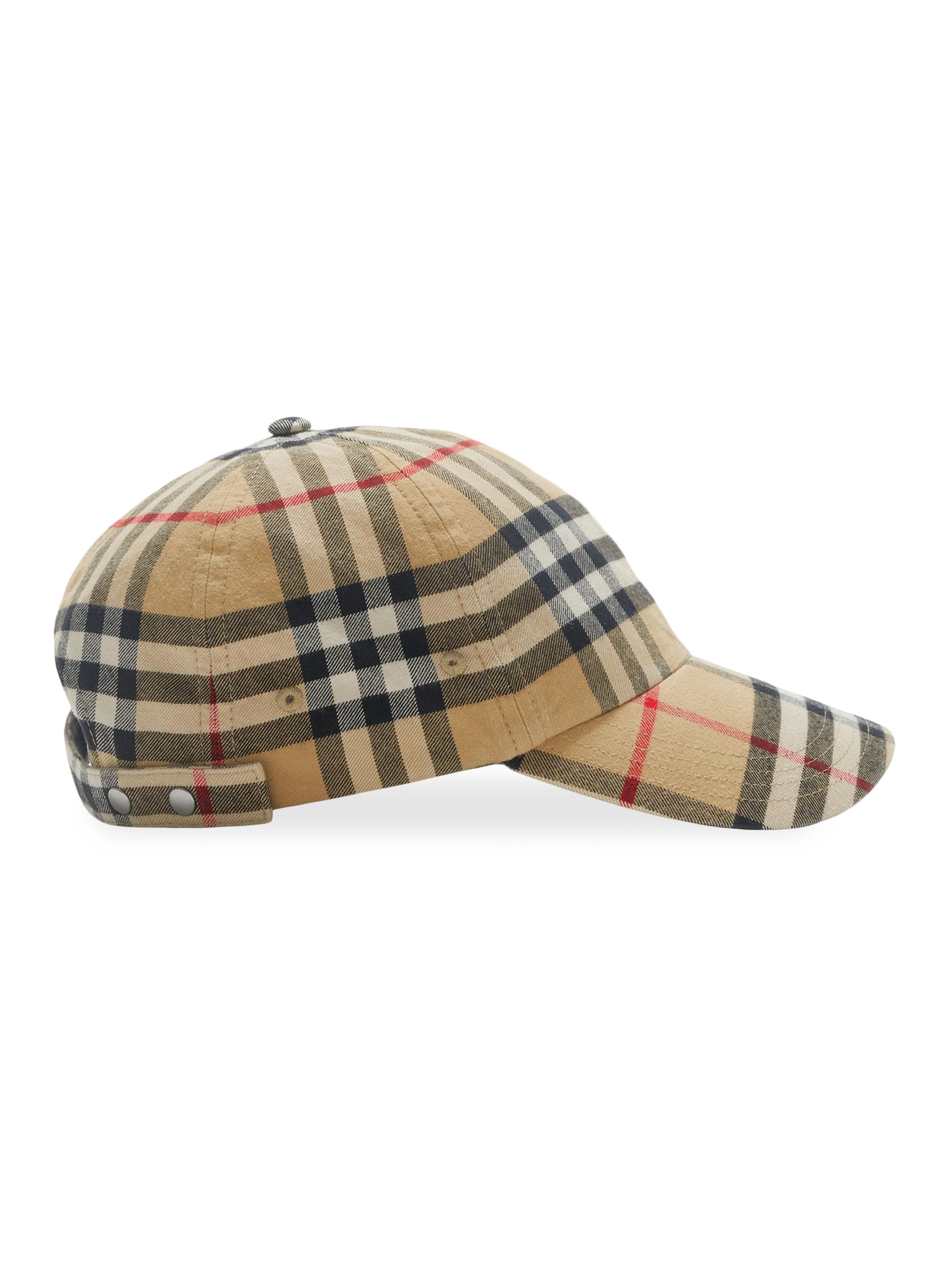 Burberry Check Baseball Cap | Saks Fifth Avenue