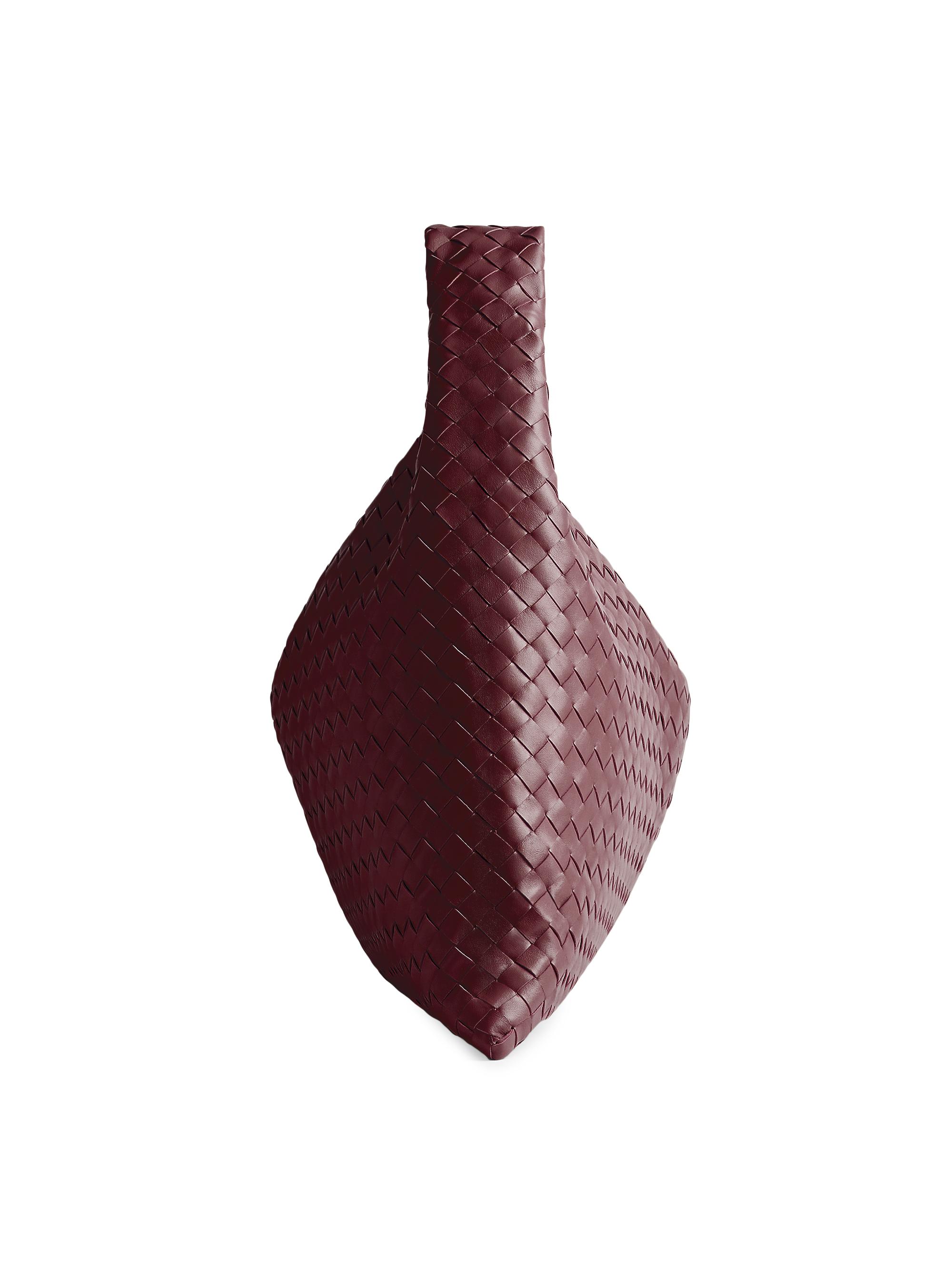 Shop Bottega Veneta Large Hop Leather Hobo Bag | Saks Fifth Avenue