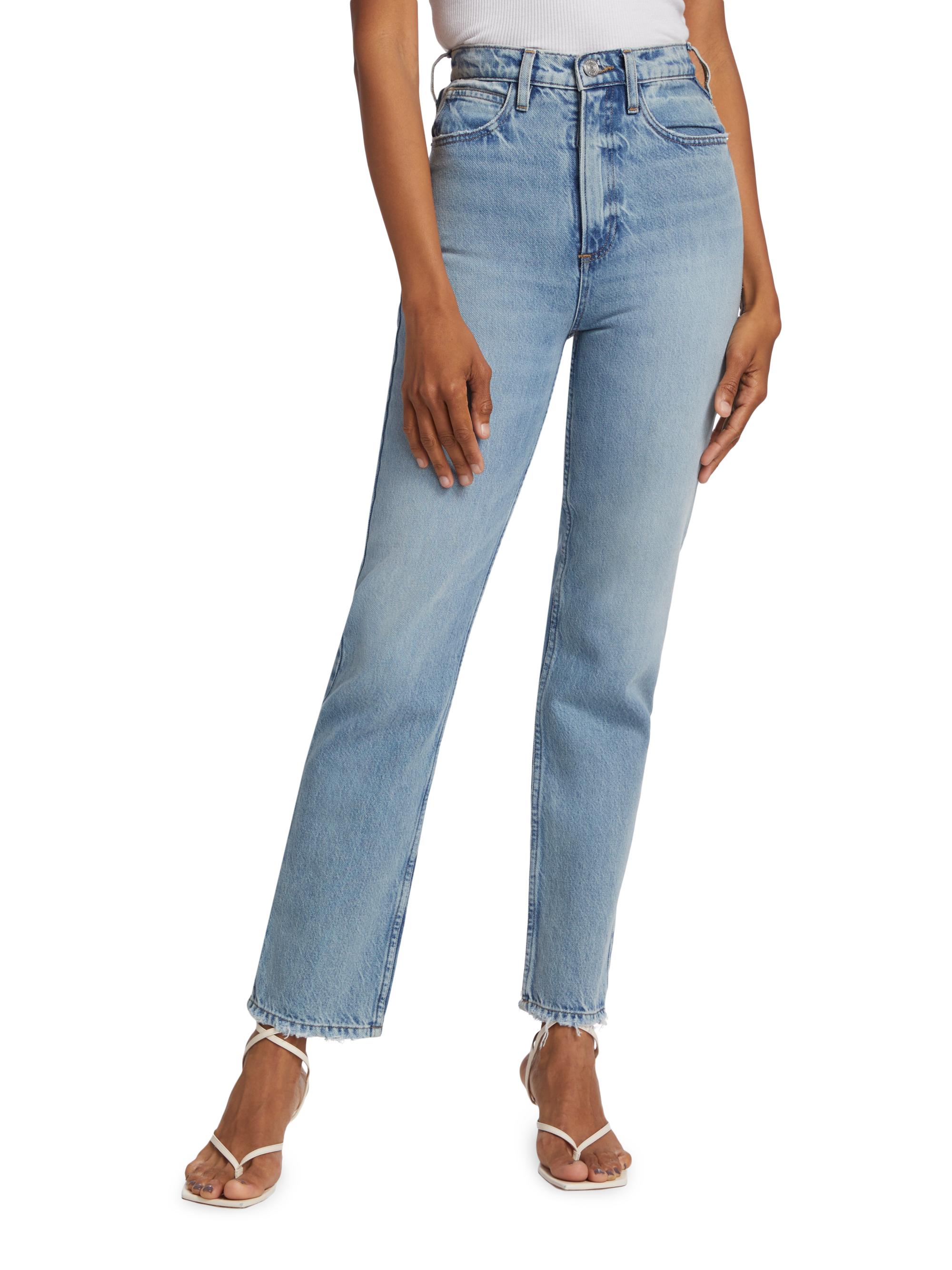 FRAME Le Jane Ankle Weston High-Rise Rigid Jeans | Saks Fifth Avenue