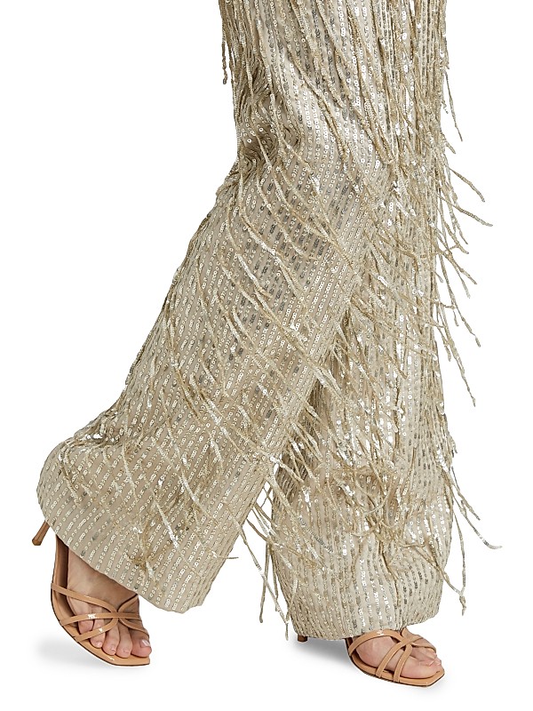 Shop Amiri Sequin Kick-Flare Pants | Saks Fifth Avenue Shop Amiri Sequin Kick-Flare Pants | Saks Fifth Avenue
