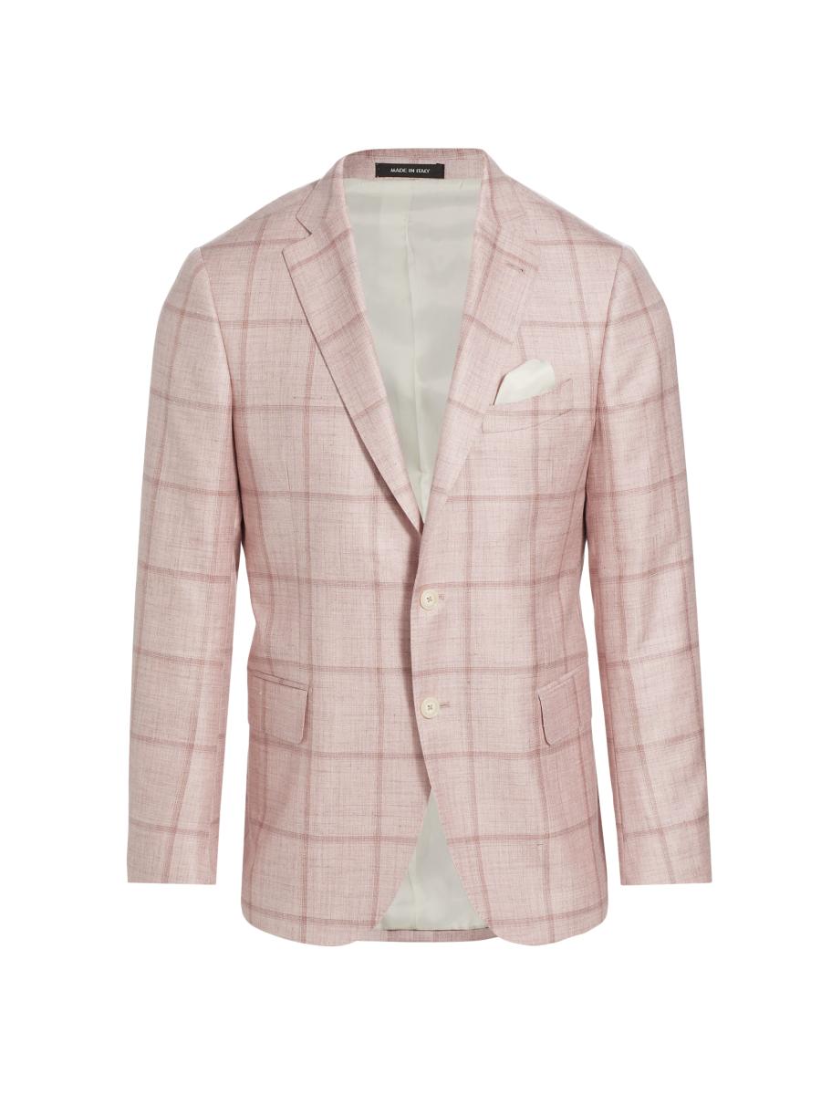 Shop Saks Fifth Avenue COLLECTION Windowpane Sportcoat | Saks Fifth Avenue