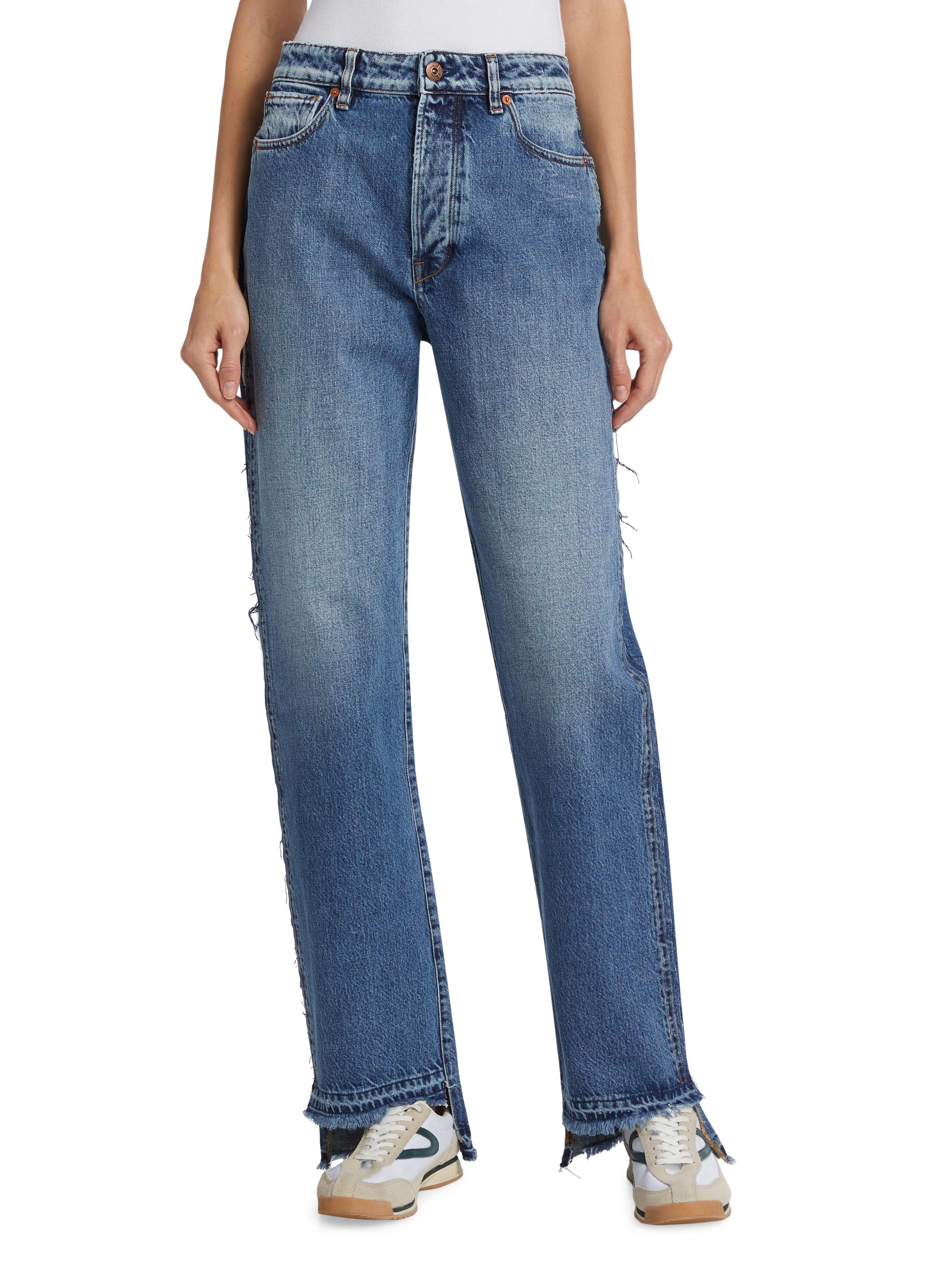 3x1 Sabina Cut-Out-Hem Jeans | Saks Fifth Avenue