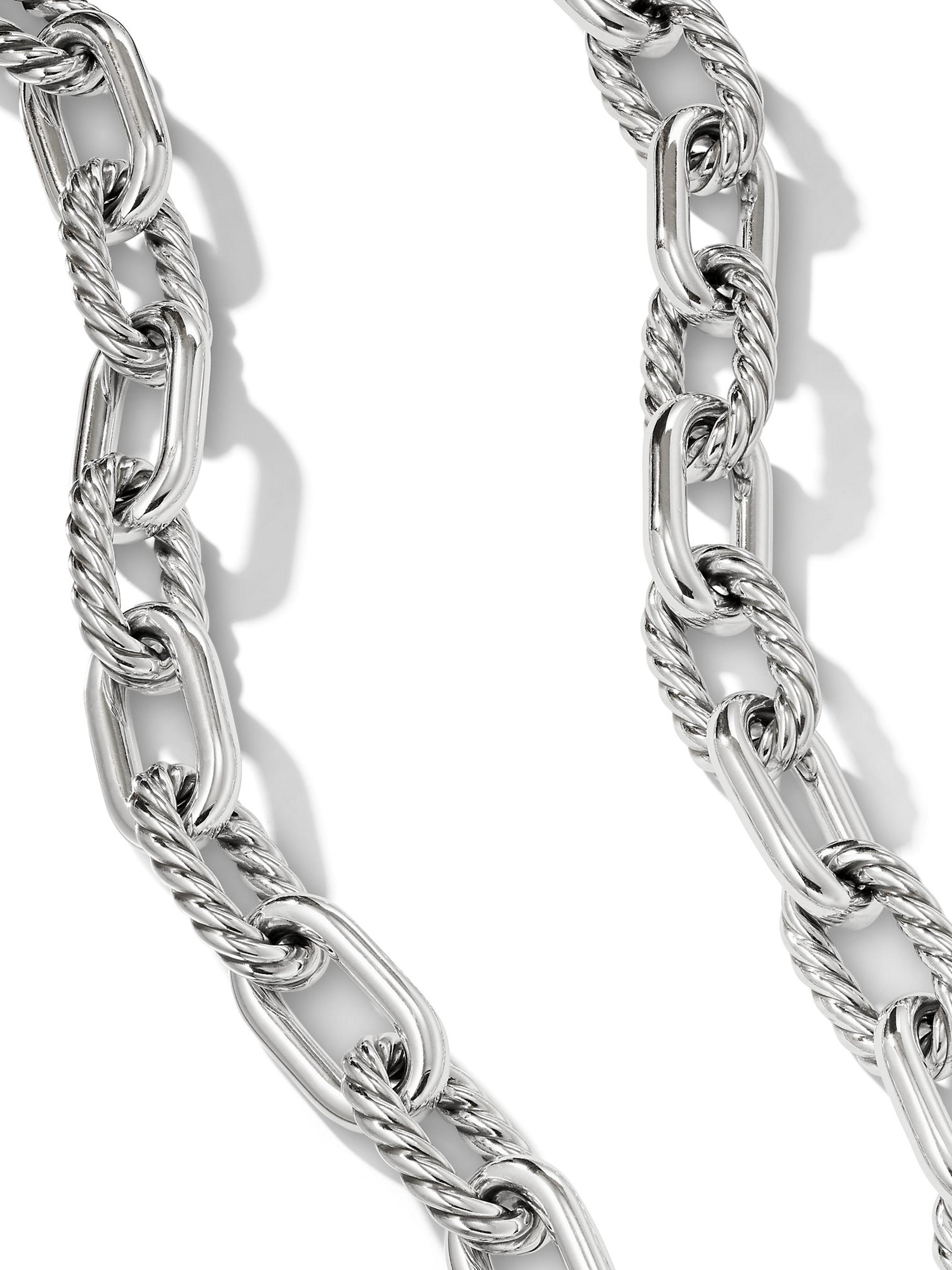 David Yurman DY Madison Chain Necklace in Sterling Silver | Saks Fifth ...