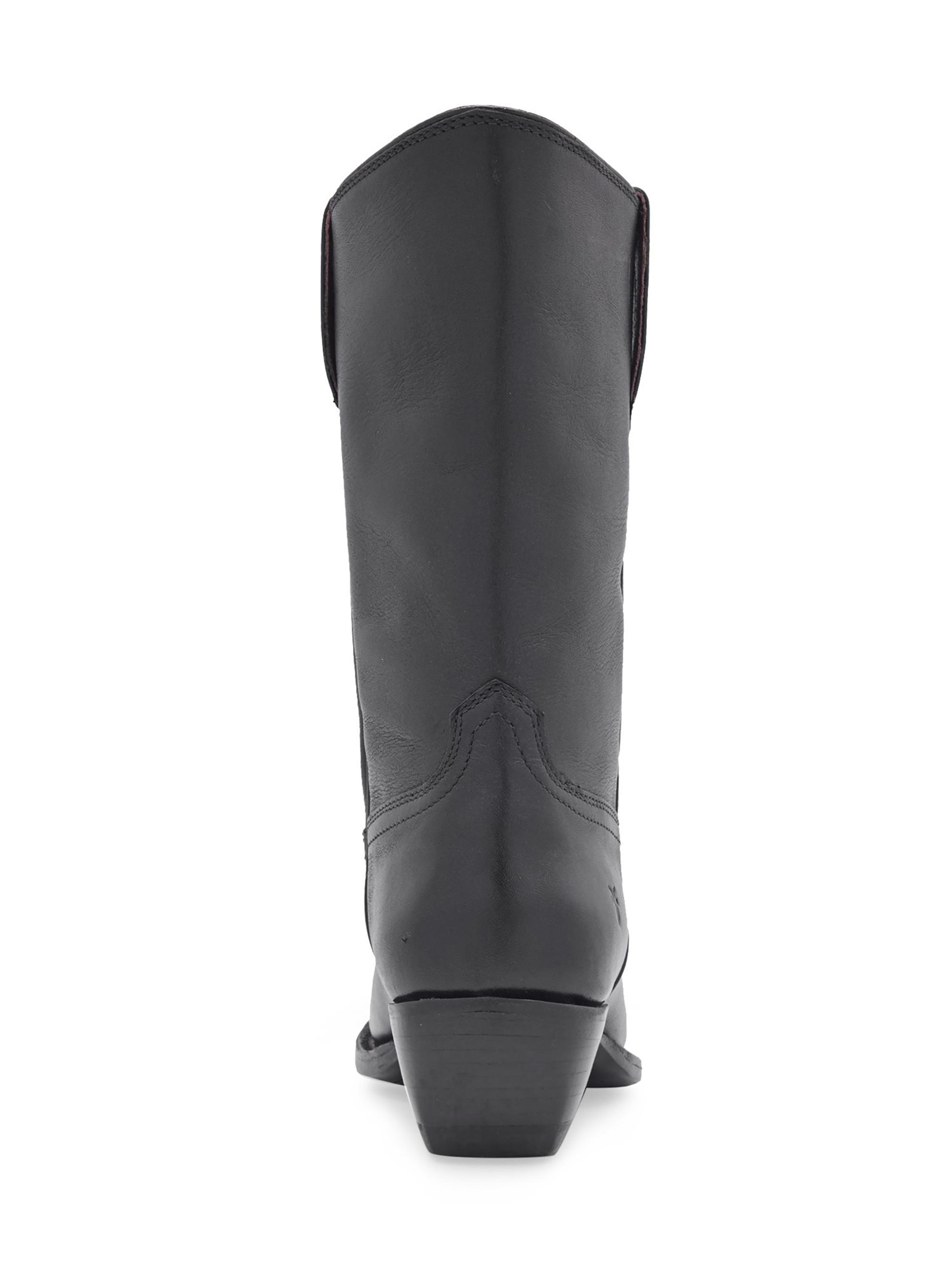 Frye Sacha Leather Mid Boots | Saks Fifth Avenue