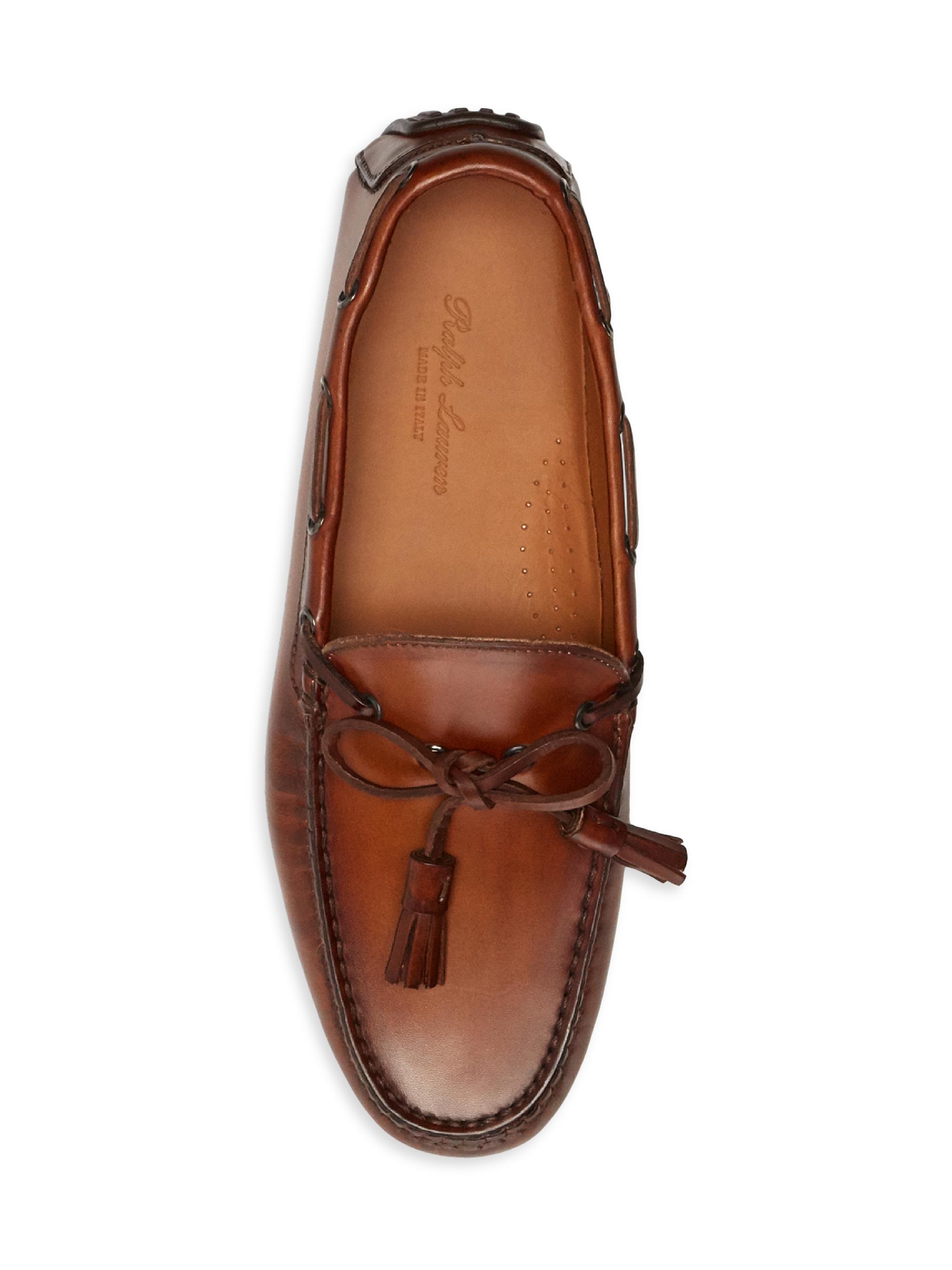 Ralph Lauren Purple Label Harold Tassel Driver Loafers | Saks Fifth Avenue