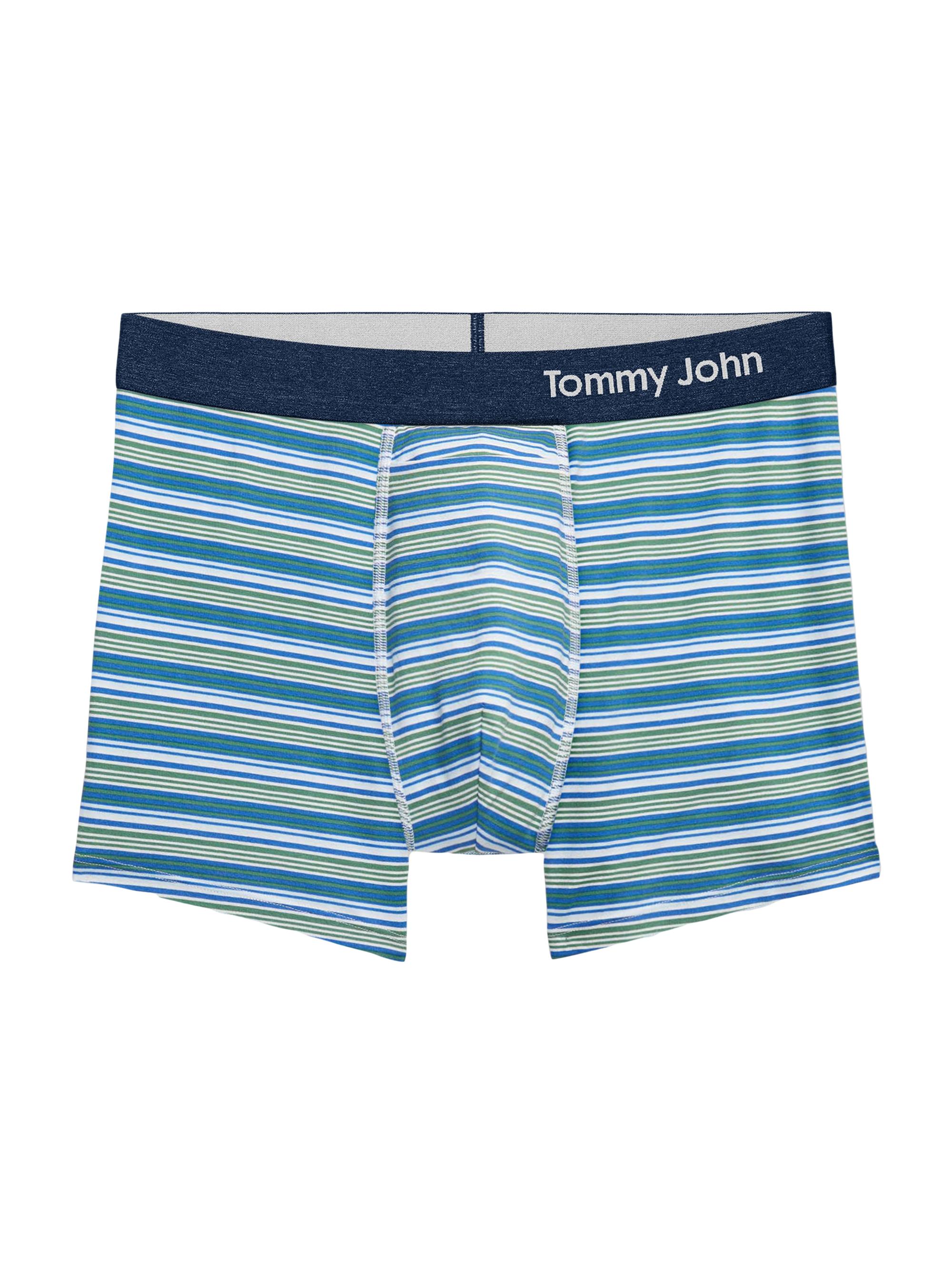 Shop Tommy John Striped Cotton-Blend Boxer Briefs | Saks Fifth Avenue