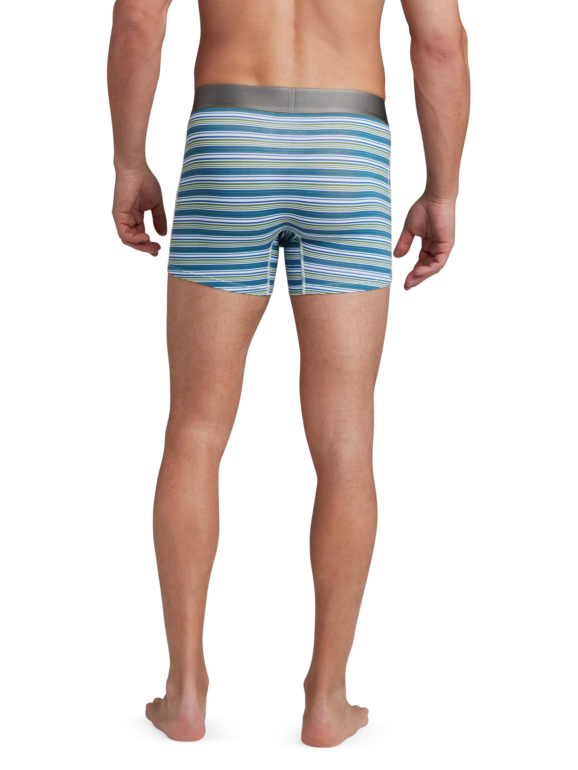 Shop Tommy John Striped Cotton-Blend Boxer Briefs | Saks Fifth Avenue
