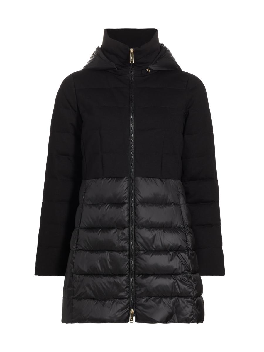 Marella Jersey & Satin Puffer Jacket | Saks Fifth Avenue