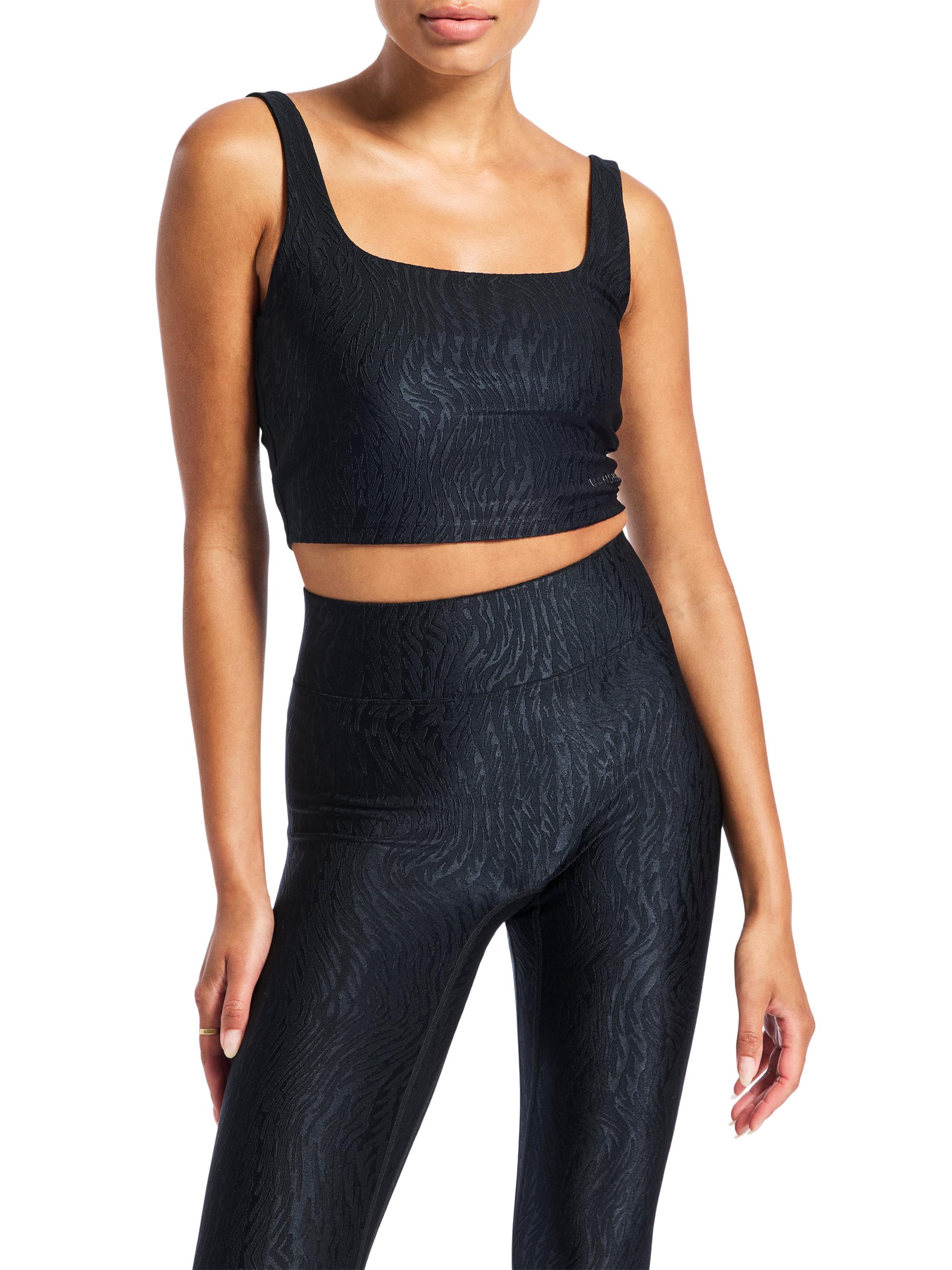 Bandier Tempo Jacquard Crop Bra Top | Saks Fifth Avenue