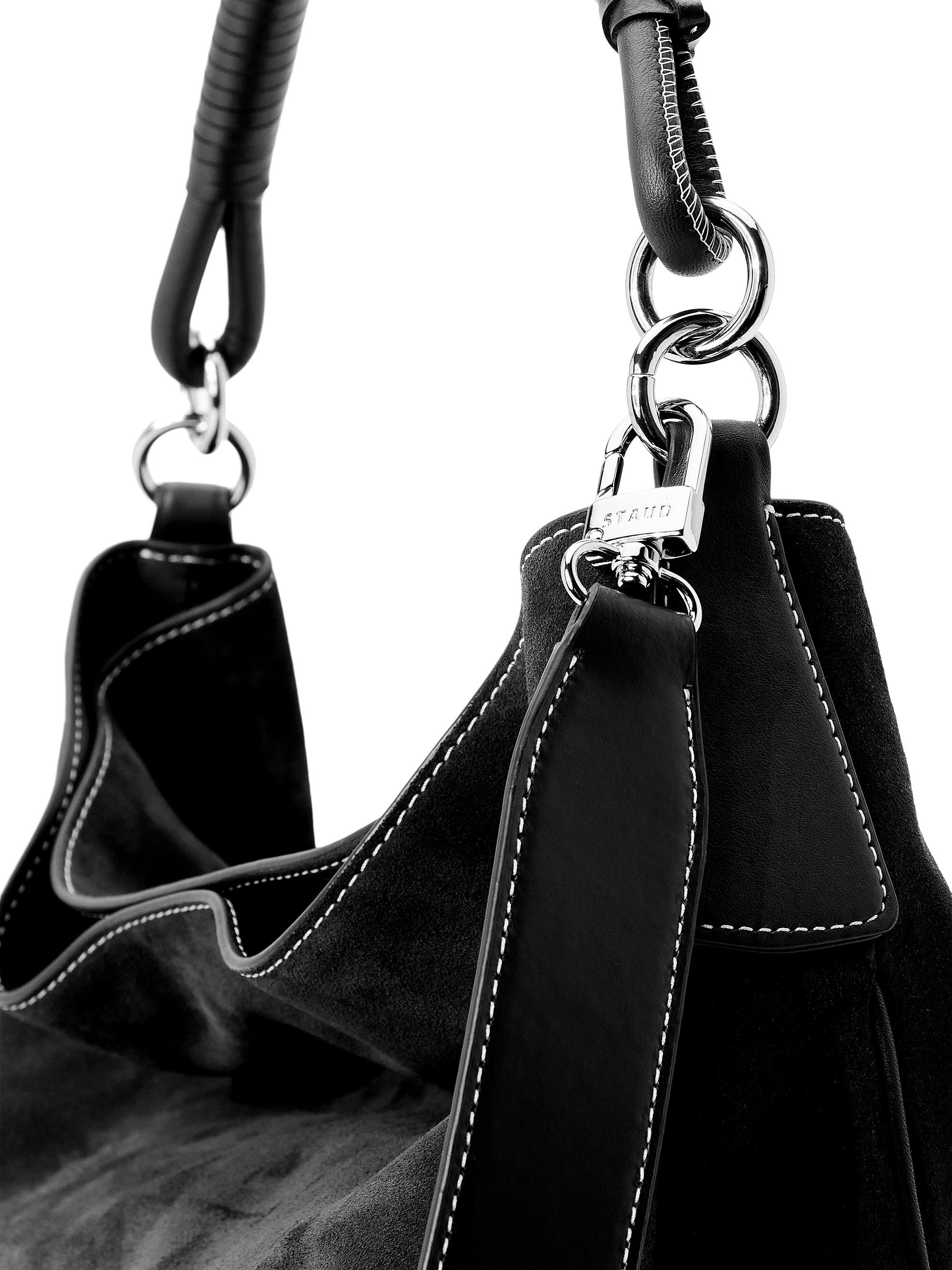 Shop Staud Perry Suede Hobo Tote Bag | Saks Fifth Avenue