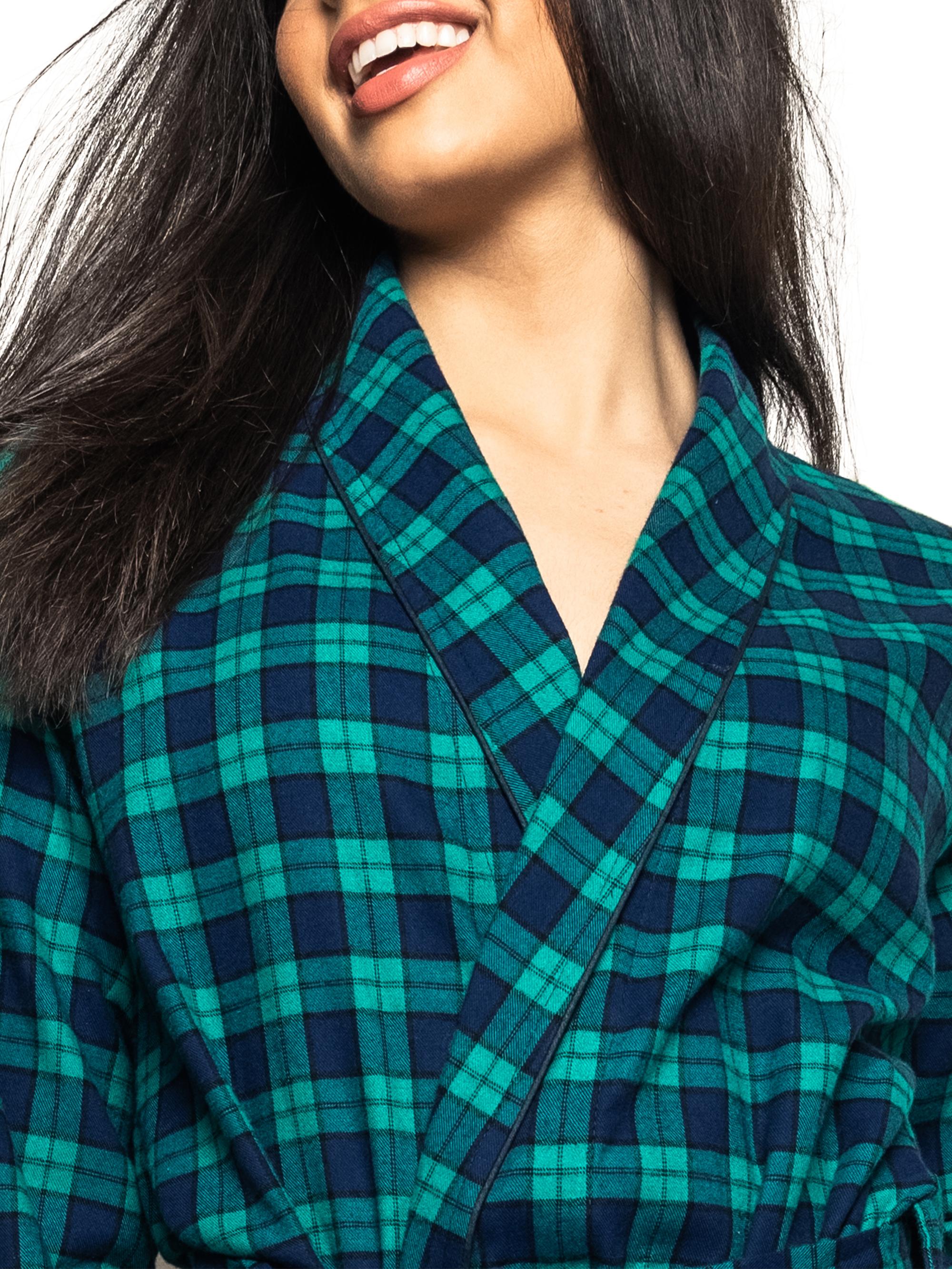 Shop Petite Plume Highland Tartan Robe | Saks Fifth Avenue