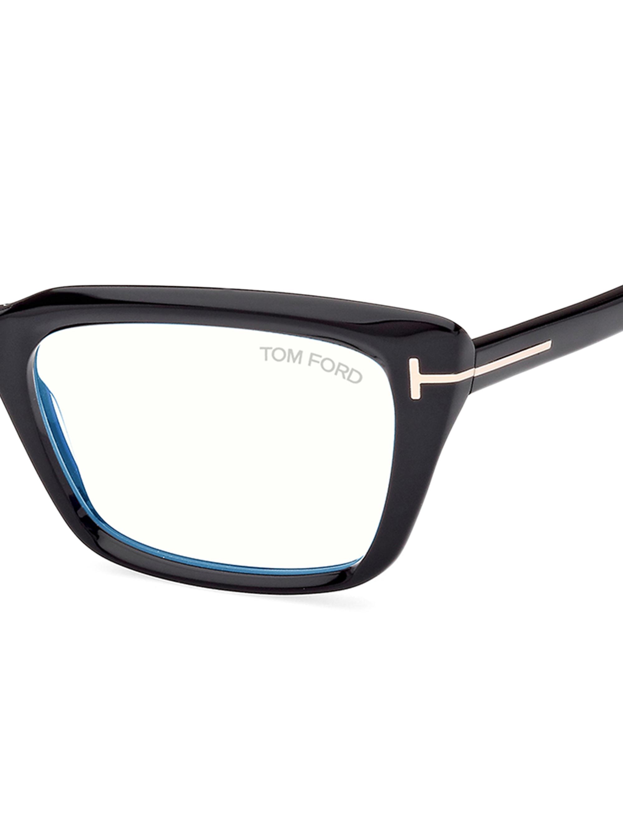 TOM FORD 56MM Blue Block Glasses | Saks Fifth Avenue