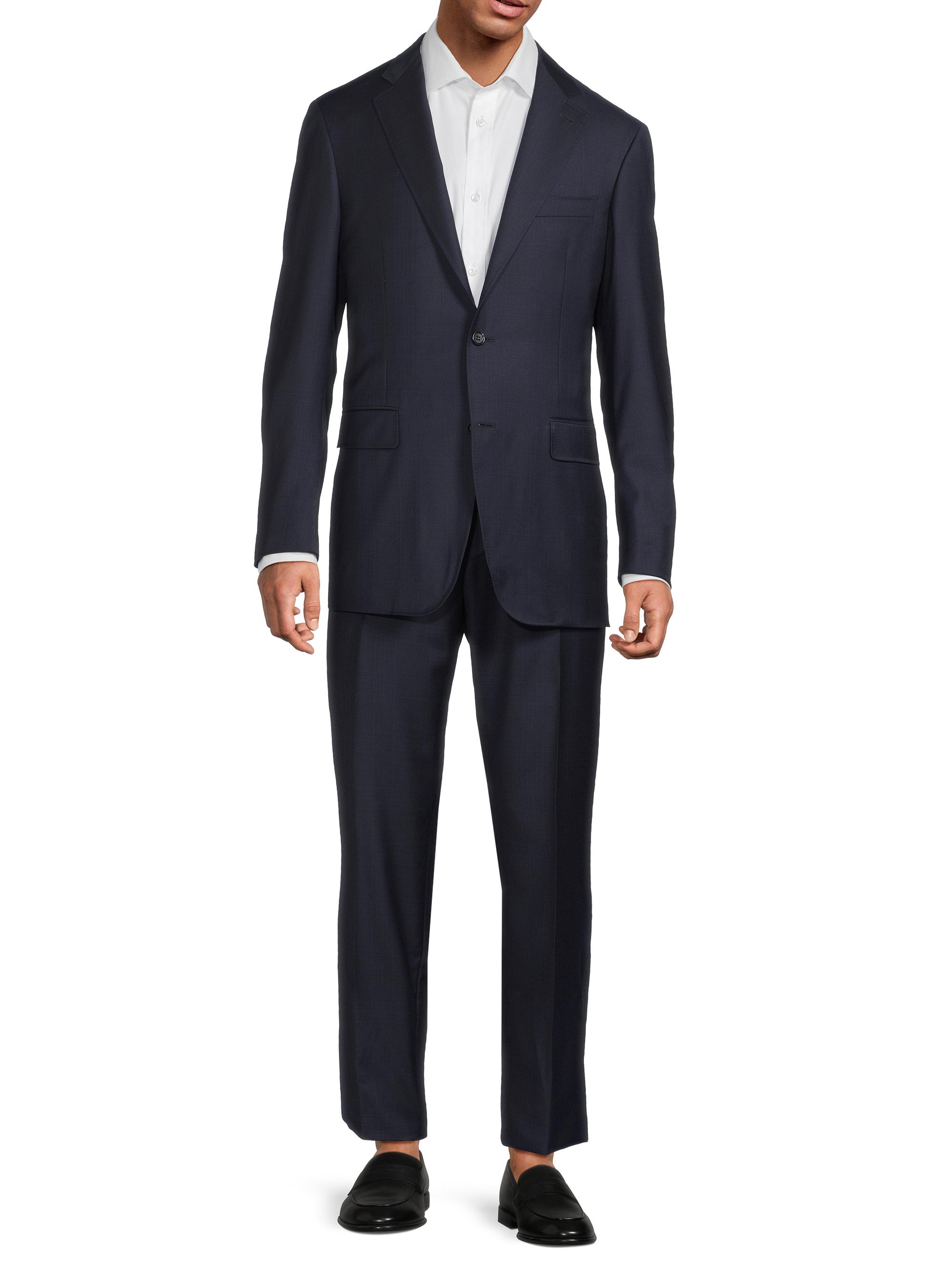 Canali Kei Blue Plaid Fashion Window Suit | Saks Fifth Avenue